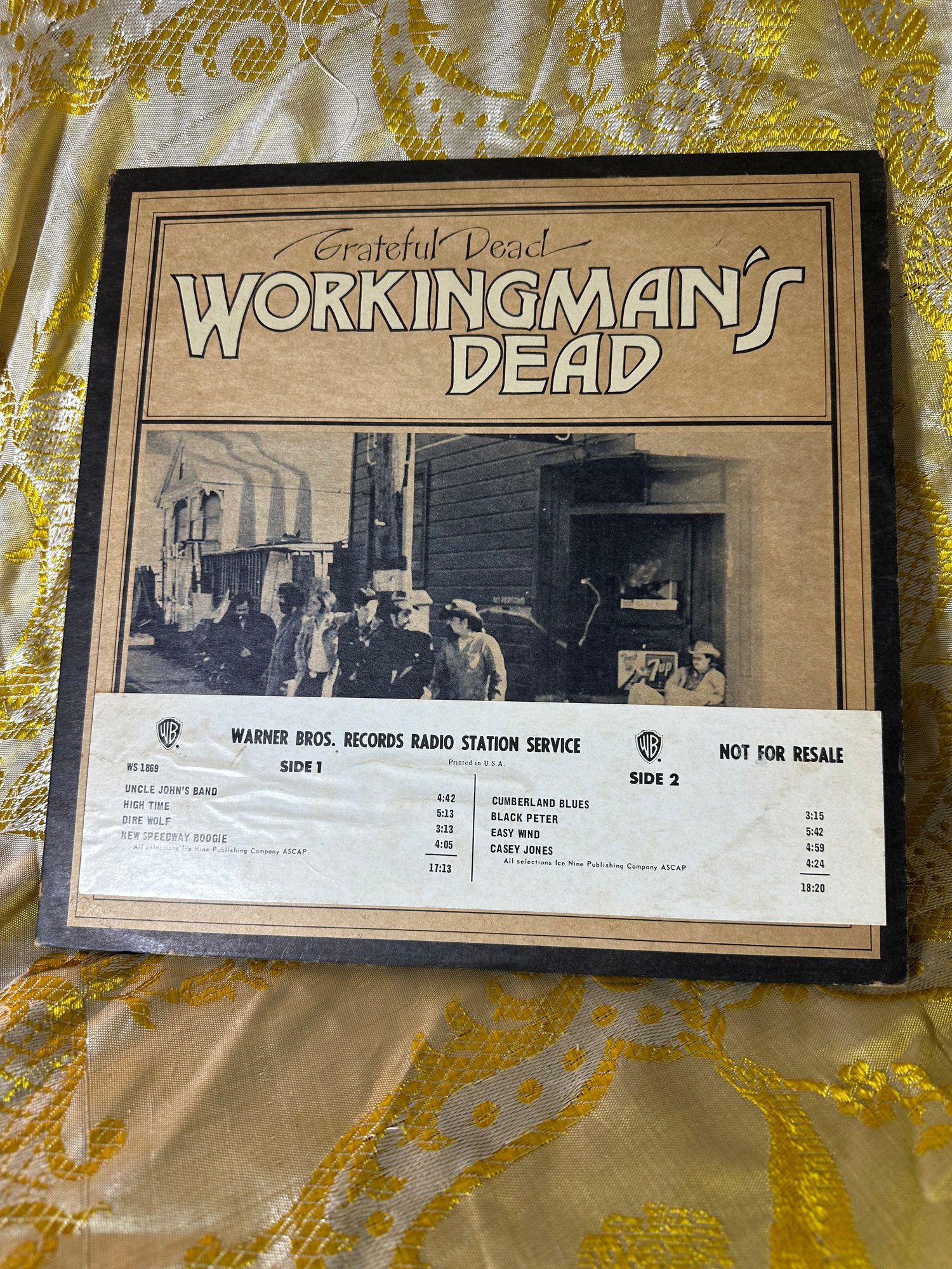 Grateful Dead Workman's Dead WLP WHITE LABLE PROMO Rock #8927 ...