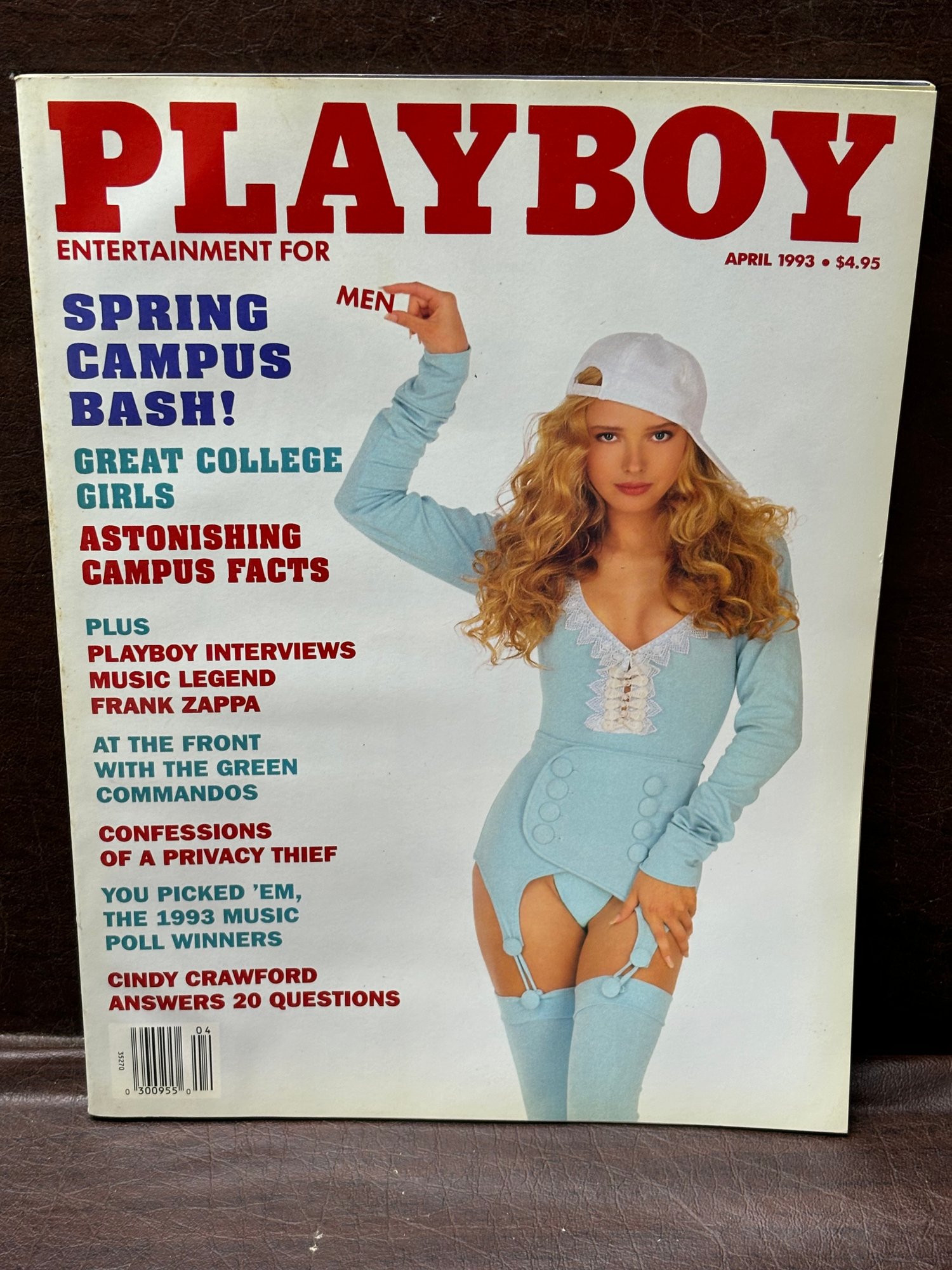 Playboy Magazine - April 1993 Centerfold Playmate Nicole Wood, Cindy ...