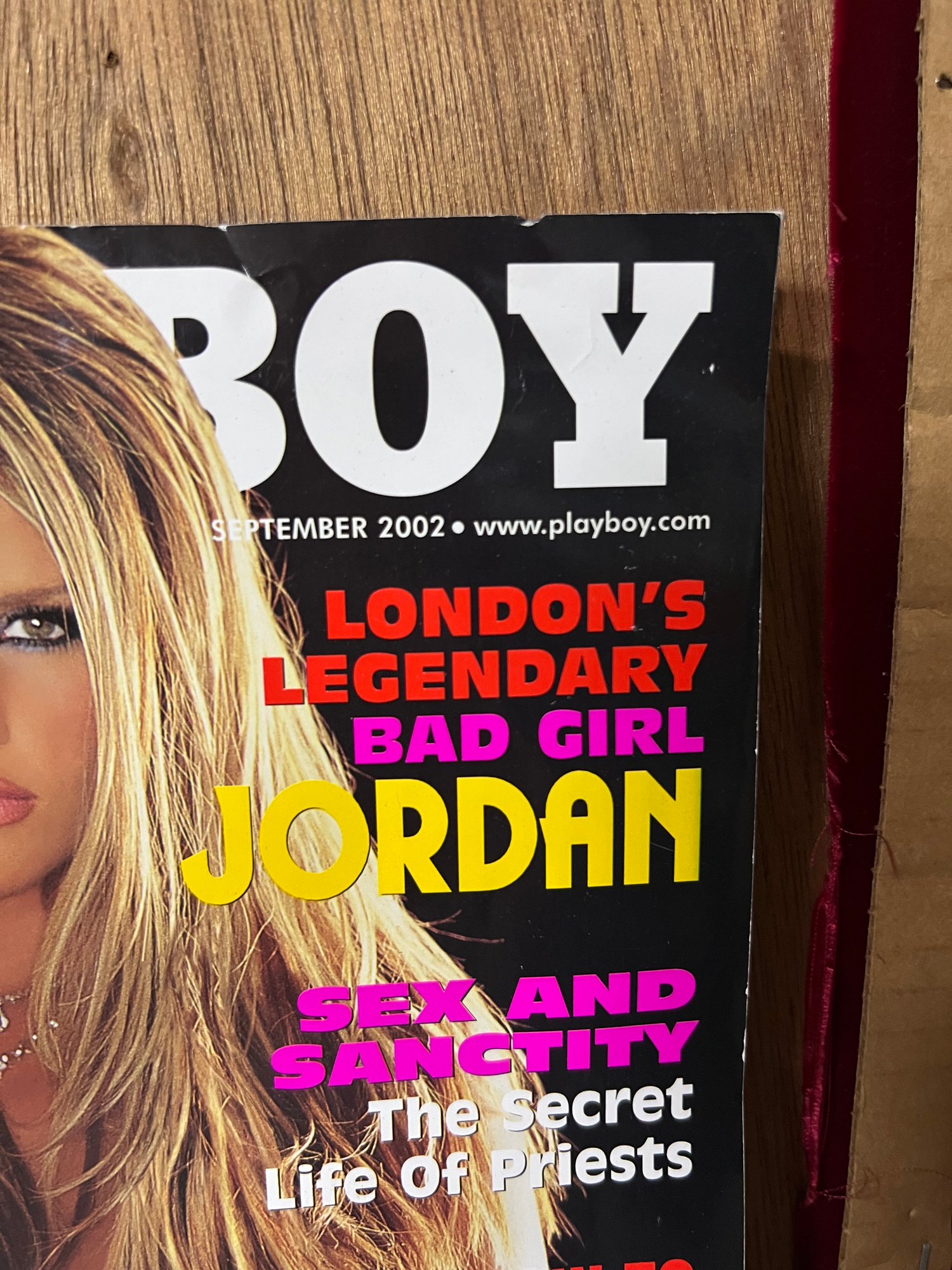 September 2002 Playboy Magazine Featuring Katie Price (Jordan) Kravitz ...
