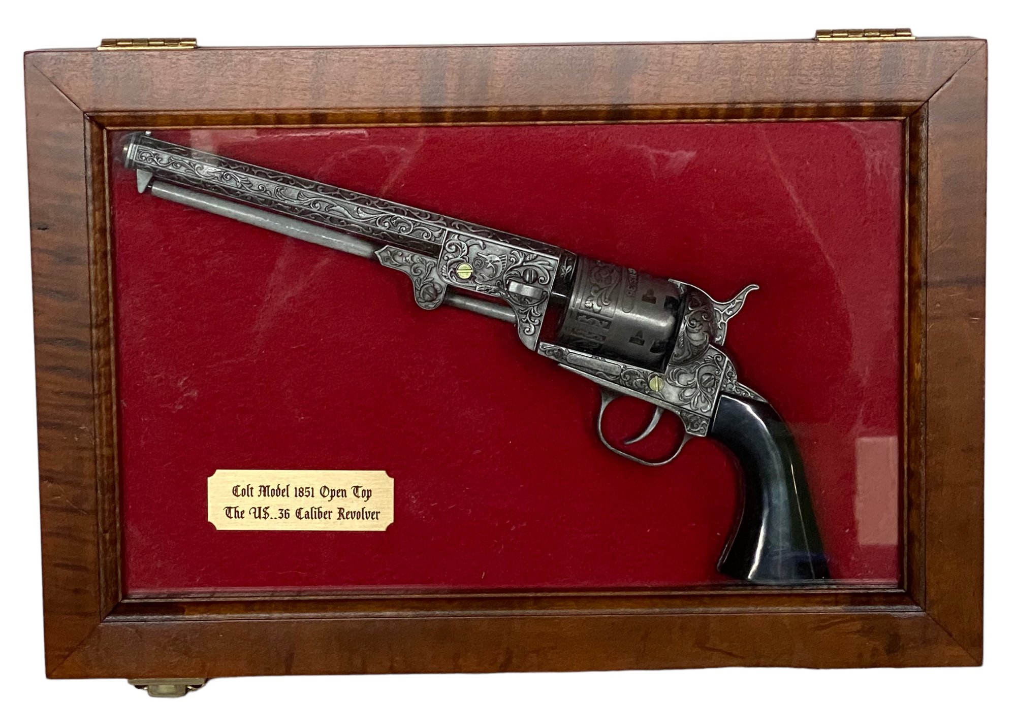 Read Details Colt Model 1851 Replica Open Toy Gun .36 Caliber Revolver ...