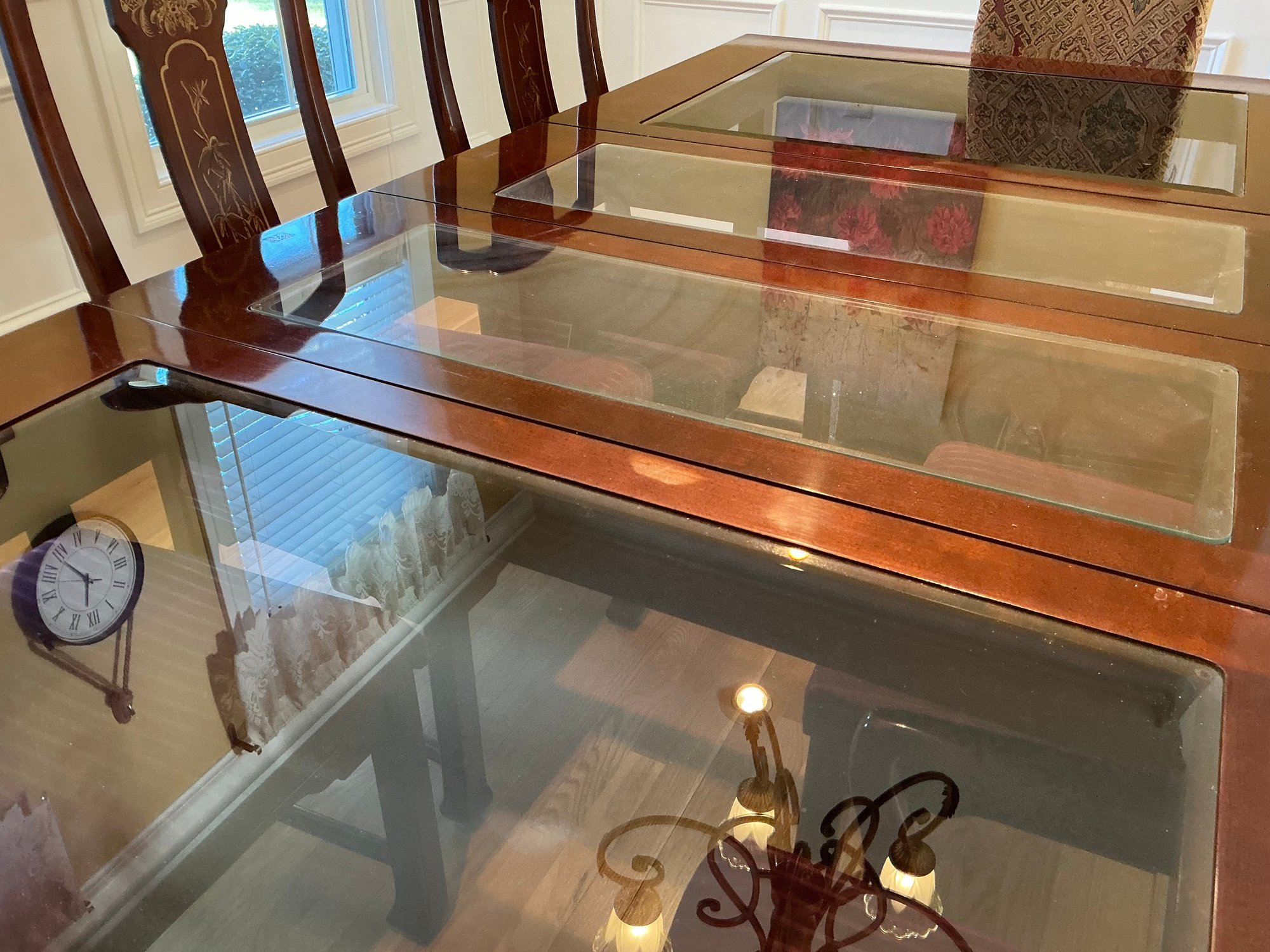 Stunning Stanley Furniture Chinoiserie Style Dining Table, 8 Chairs And ...
