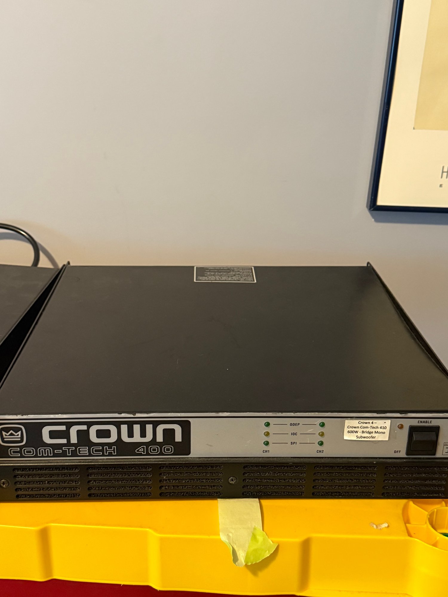 400 And 210 Crown Com-Tech Series Power Amplifiers #1887 | Auctionninja.com
