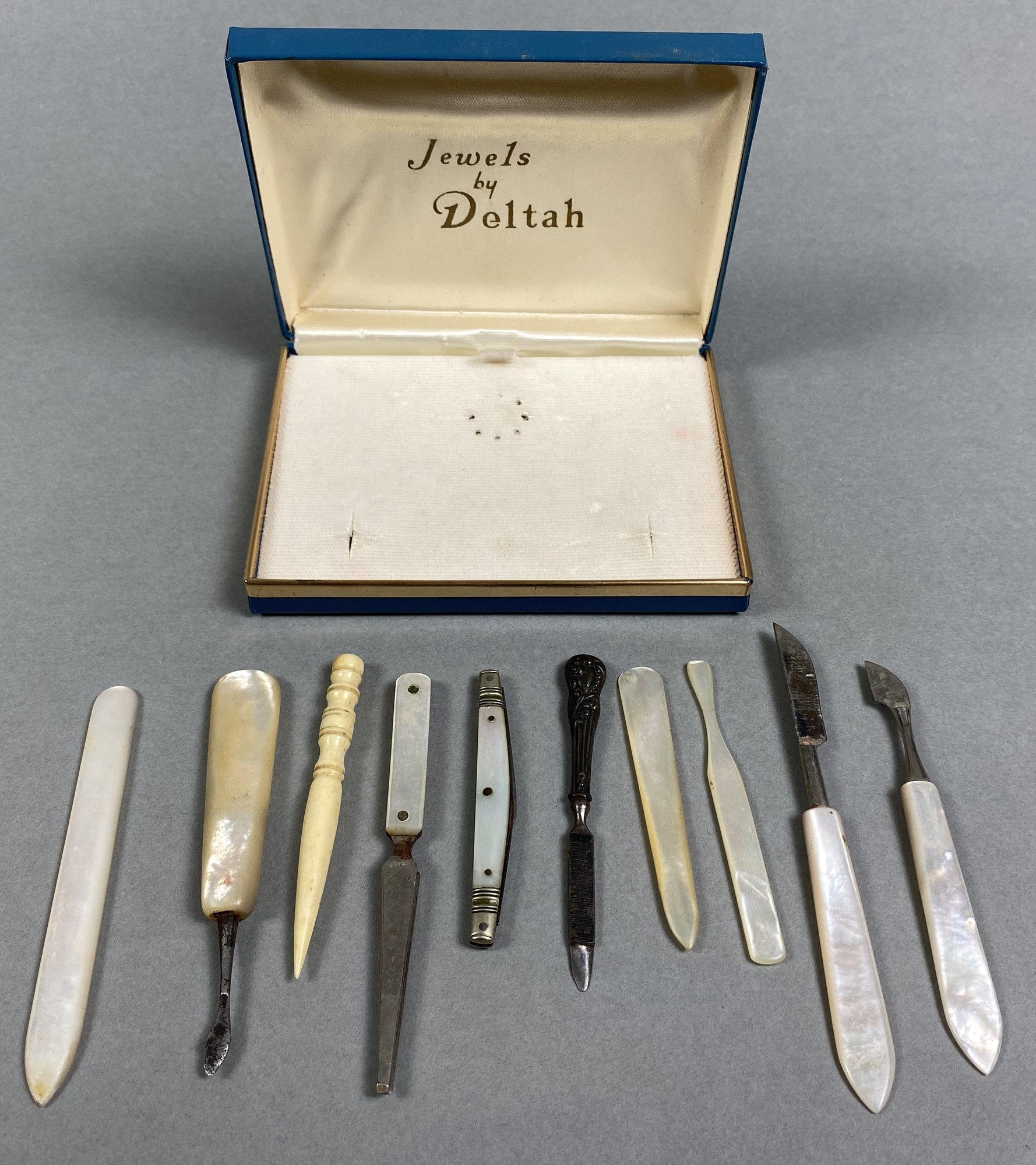 Miscellaneous Manicure Or Pedicure Tools With Mother Of Pearl Handles ...