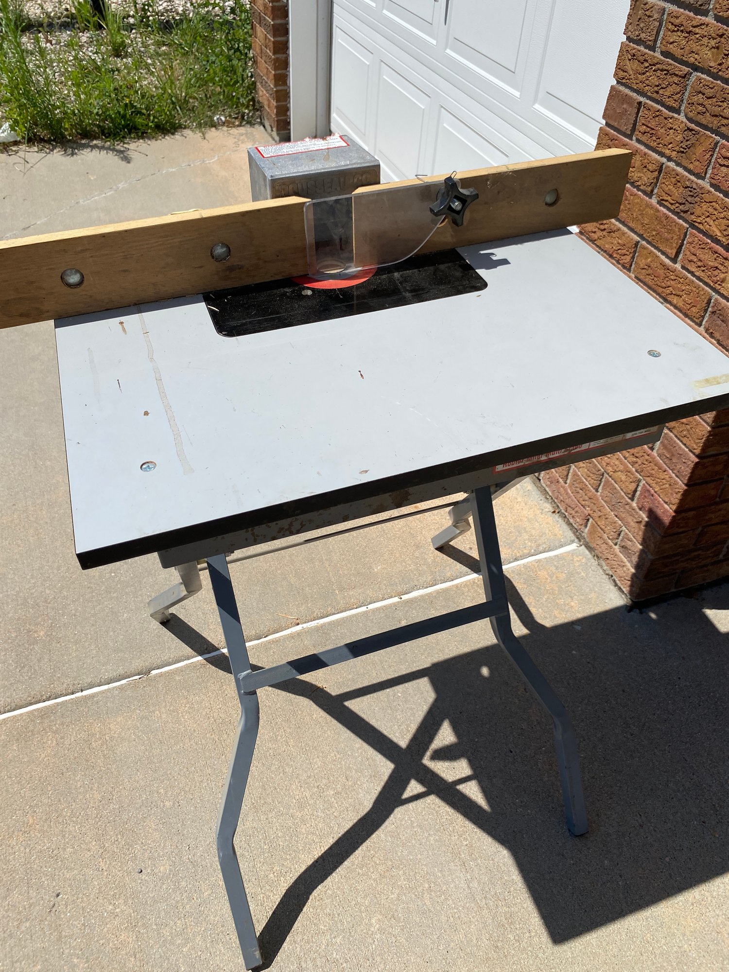 Nice Rouuseau Folding Router-miter Table Stand Model 3300 #6564 ...