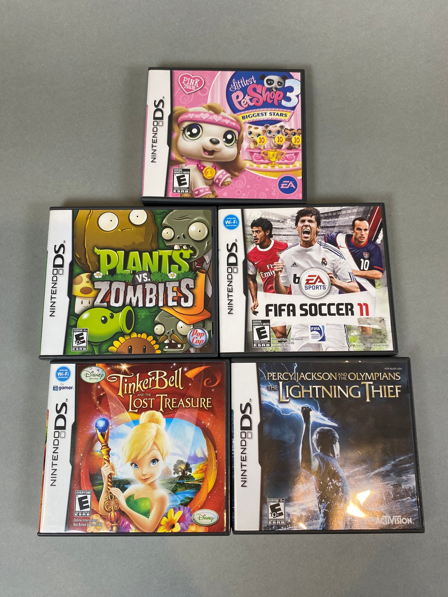 Nintendo DS Video Games, Littlest Pet Shop, Tinkerbell, FIFA Soccer ...