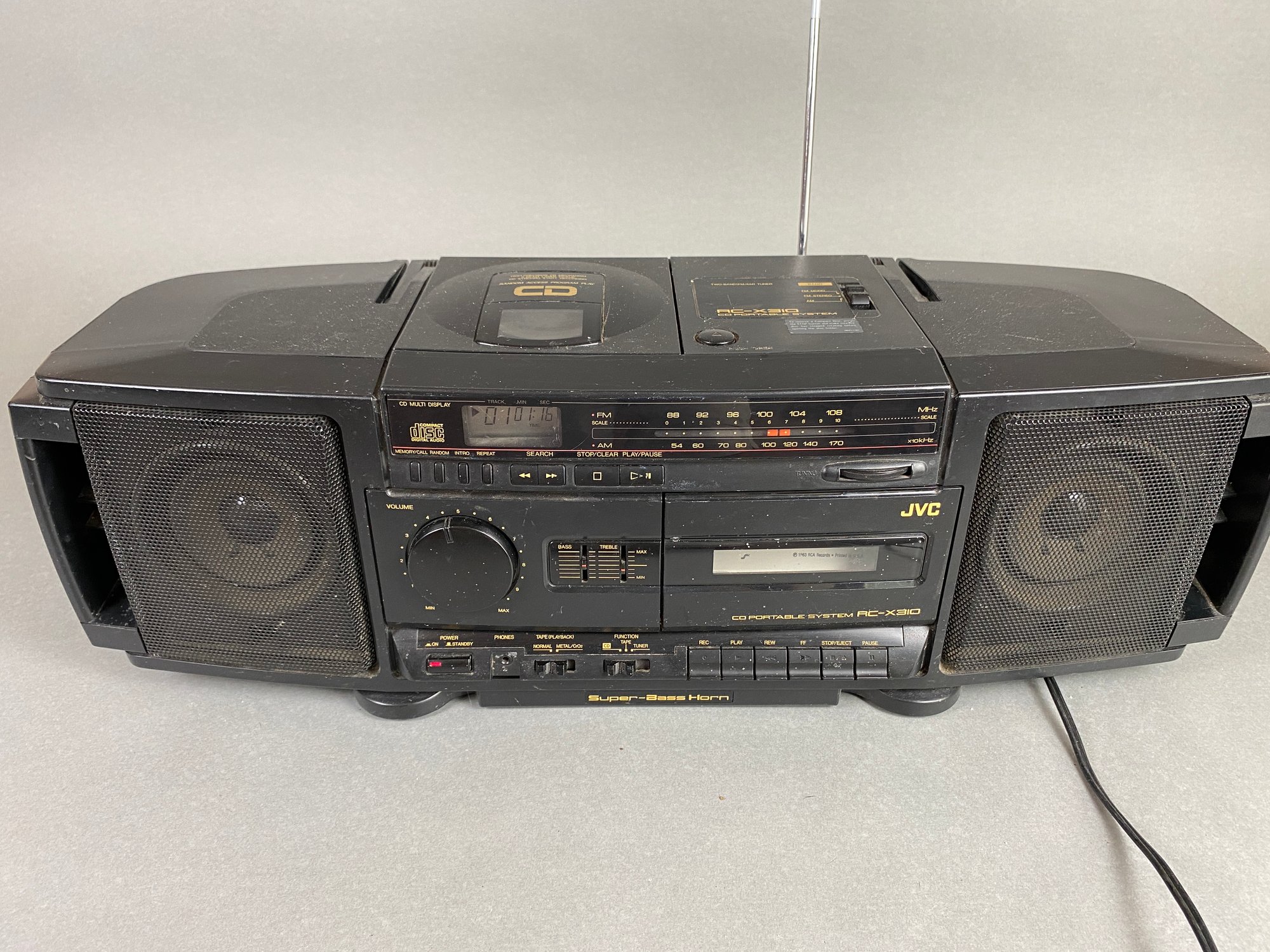 JVC RC-X310 Portable CD Portable System Boombox In Good Working ...