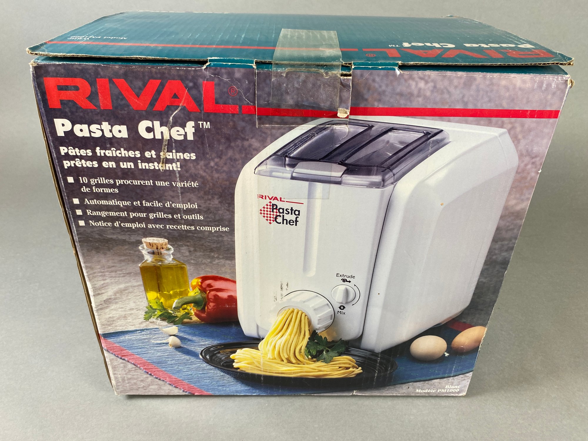Rival Pasta Maker Model PM1000, New In The Box #6921 | Auctionninja.com