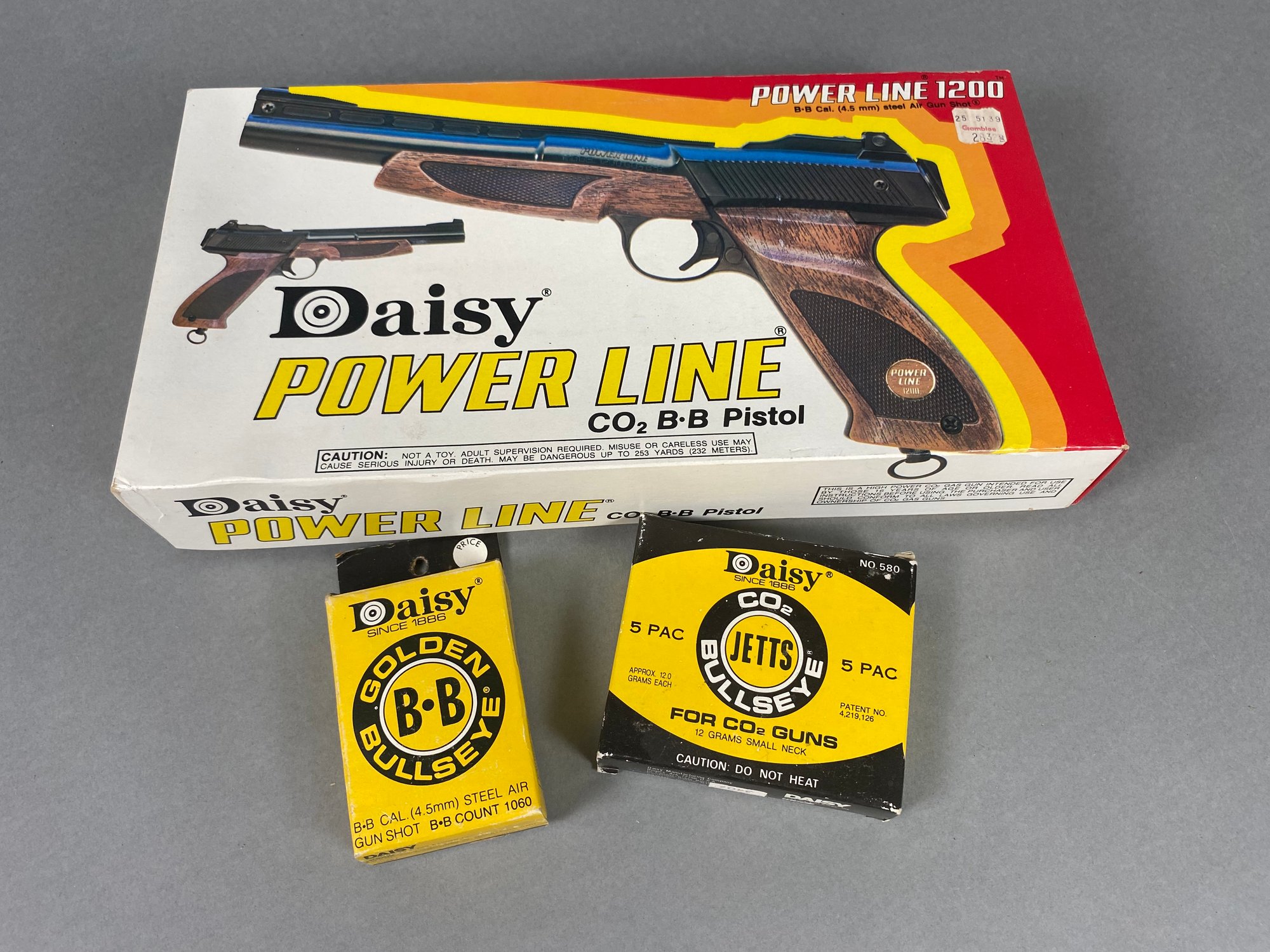 Toy Daisy Power Line 1200 CO2 BB Pistol In Original Packaging #1653 ...