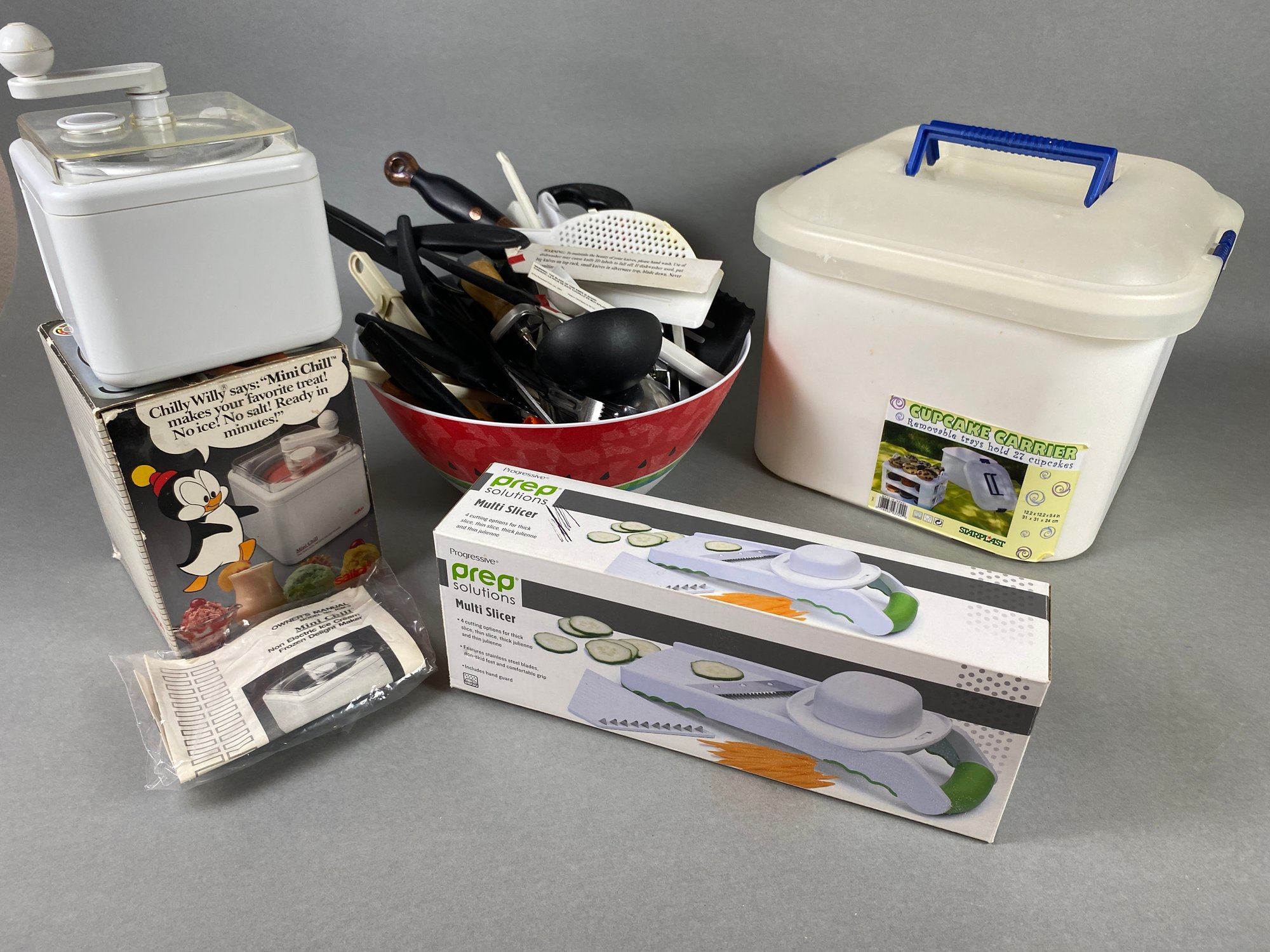 Prep Solutions Multi Slicer, Salton Mini Chill Dessert Maker, Cupcake ...