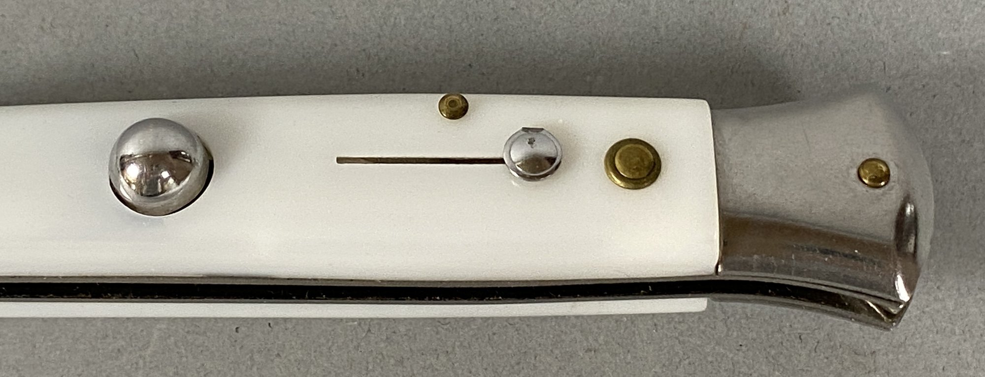 Vintage Simulated Ivory Stiletto Bayonet Automatic Knife Or Switch ...