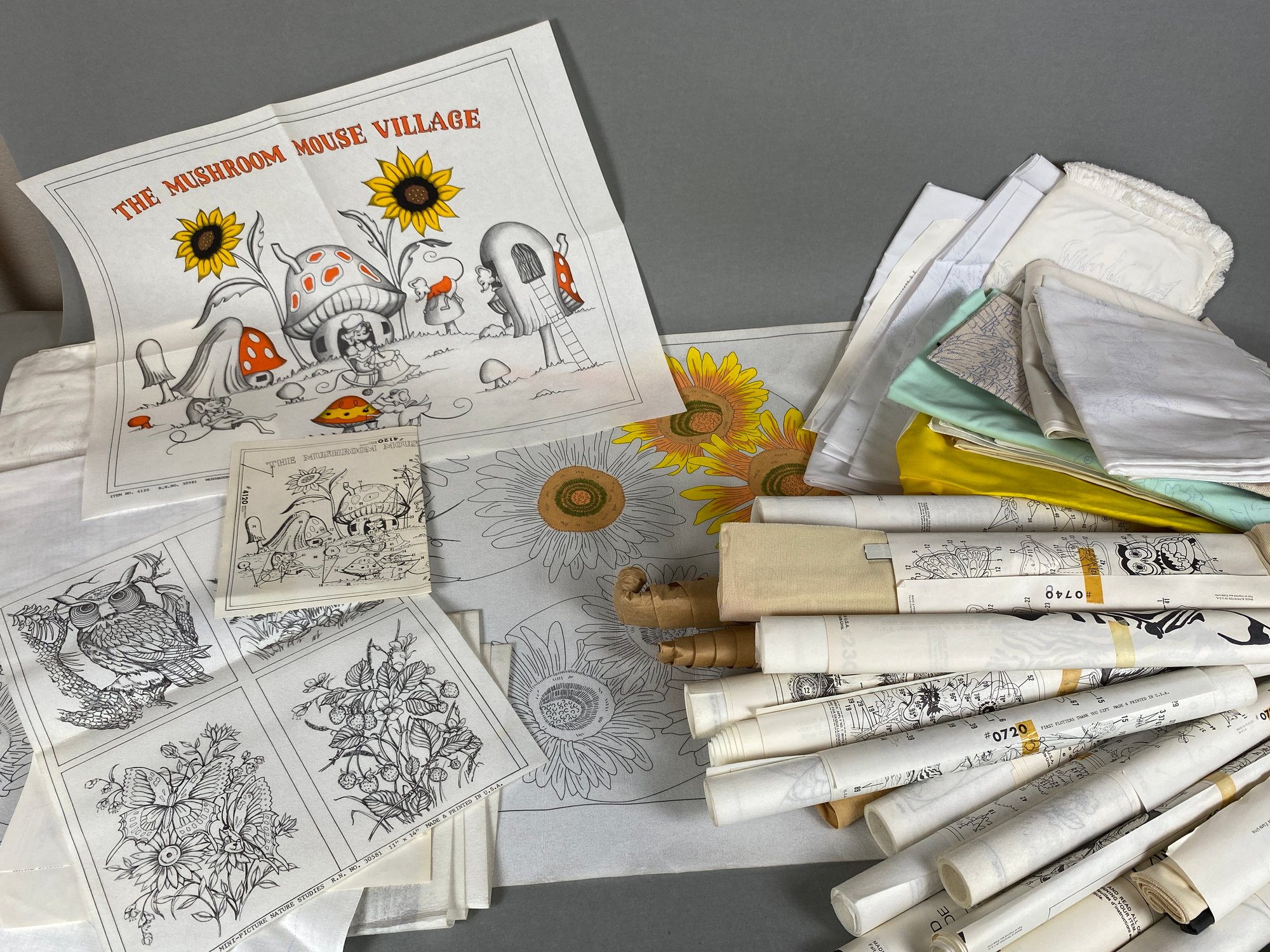 Dozens Of Vintage Artex Hobbytex Patterns To Paint, Nature, Floral And ...