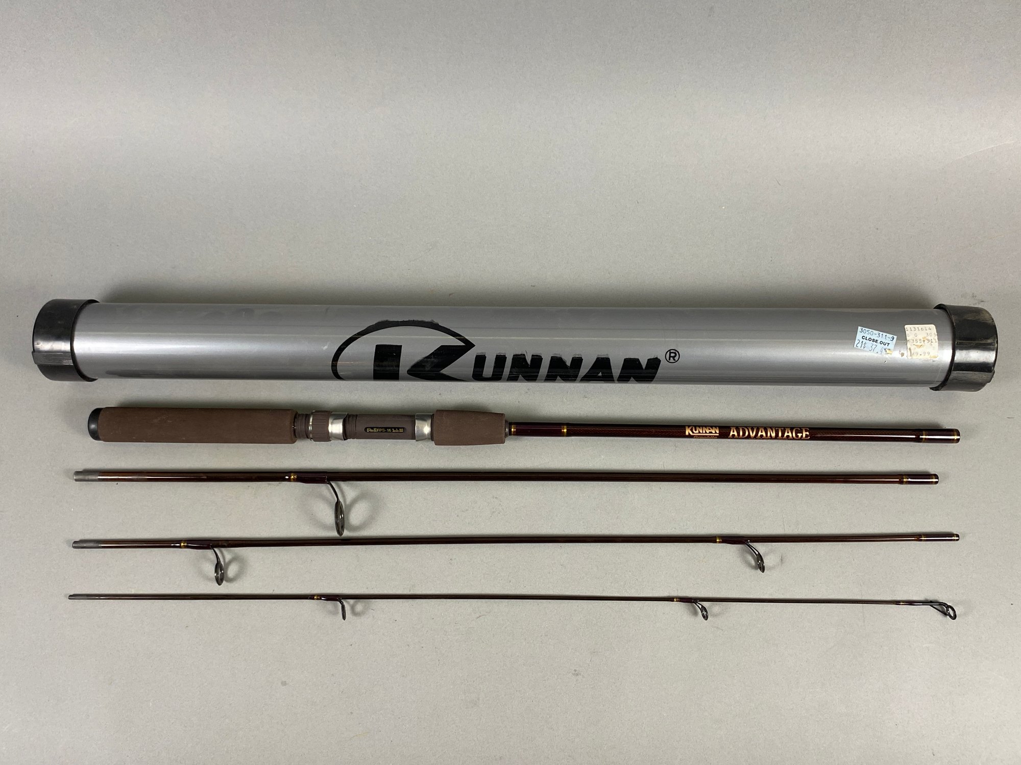 Vintage Kunnan Advantage Graphite Action Light 7 Ft 6 In Model 7476L ...