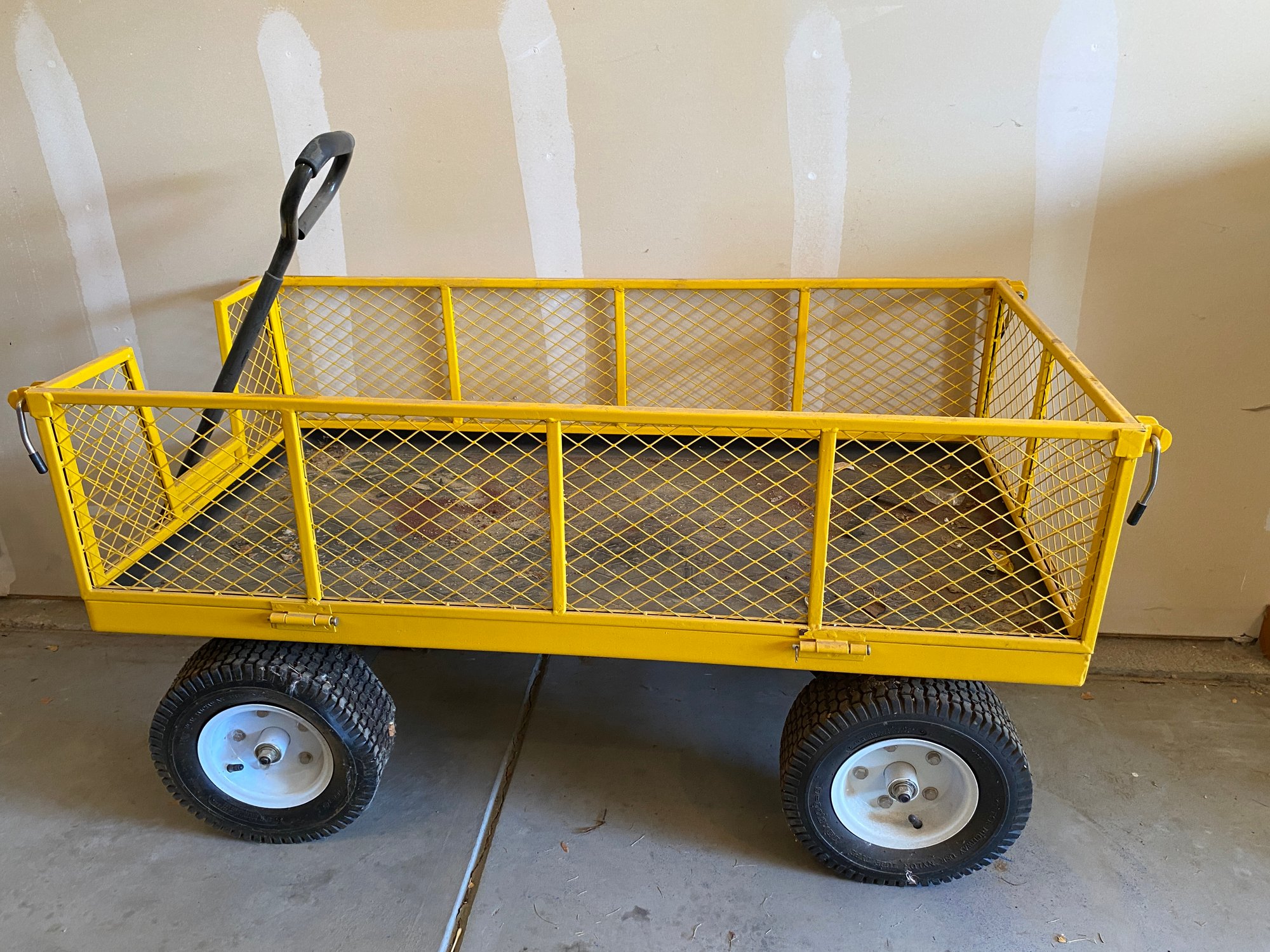 Nice Yellow Wagon For Yard Work, Landscaping Or Transporting The Kids ...