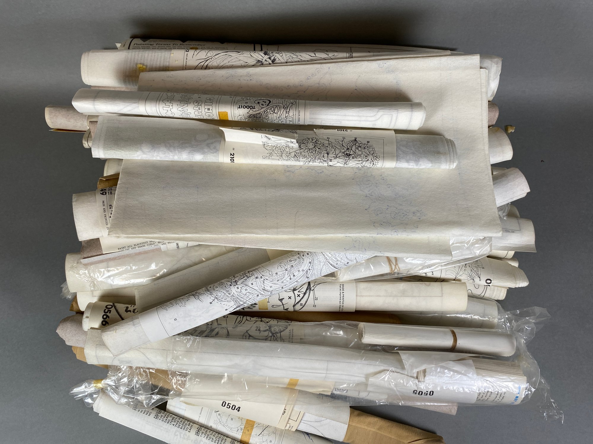 Dozens Of Vintage Artex Hobbytex Patterns To Paint, A Huge Variety Of ...