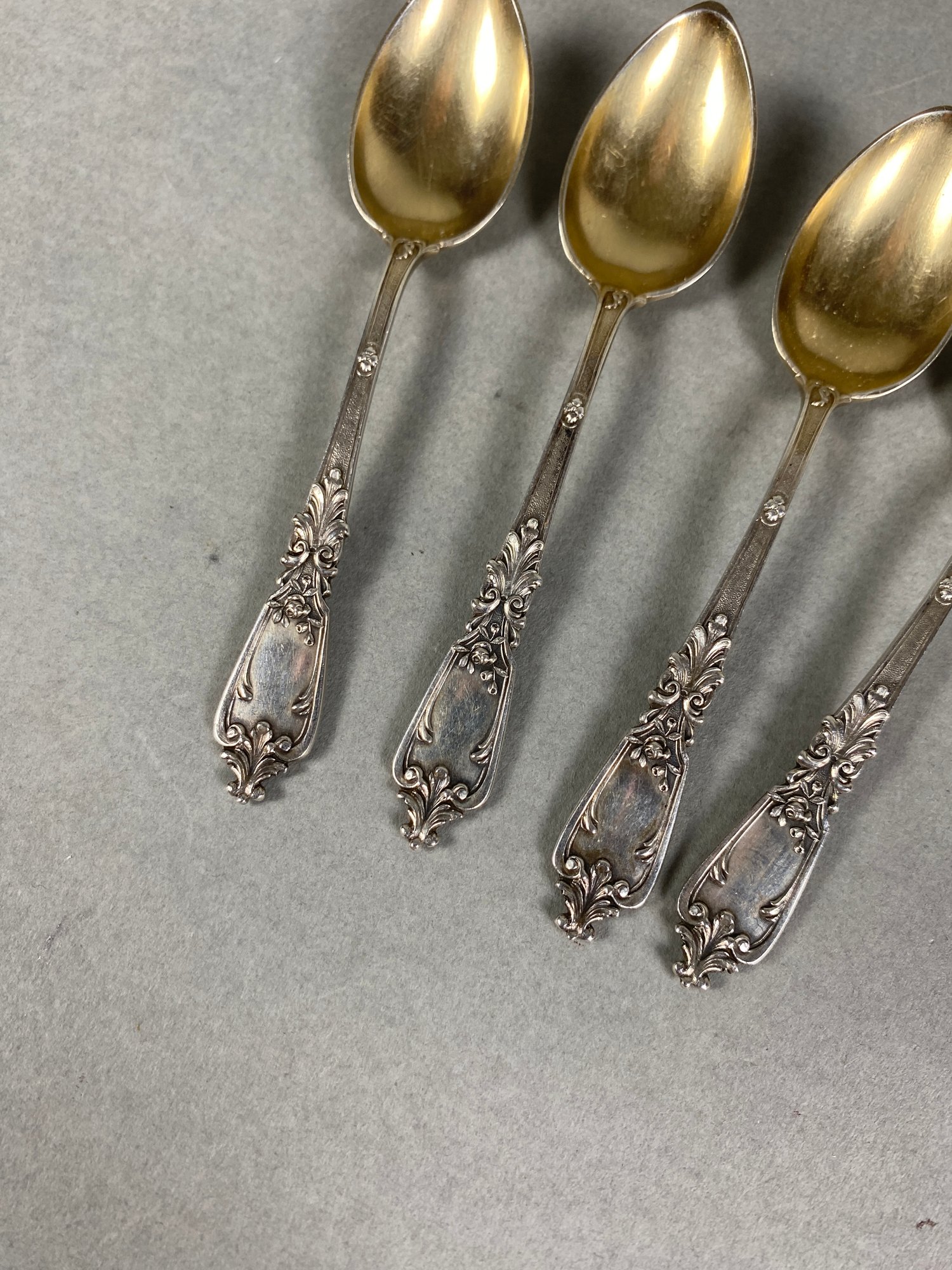 Four Adorable Child's Spoons Or Demitasse Spoons #7348 | Auctionninja.com