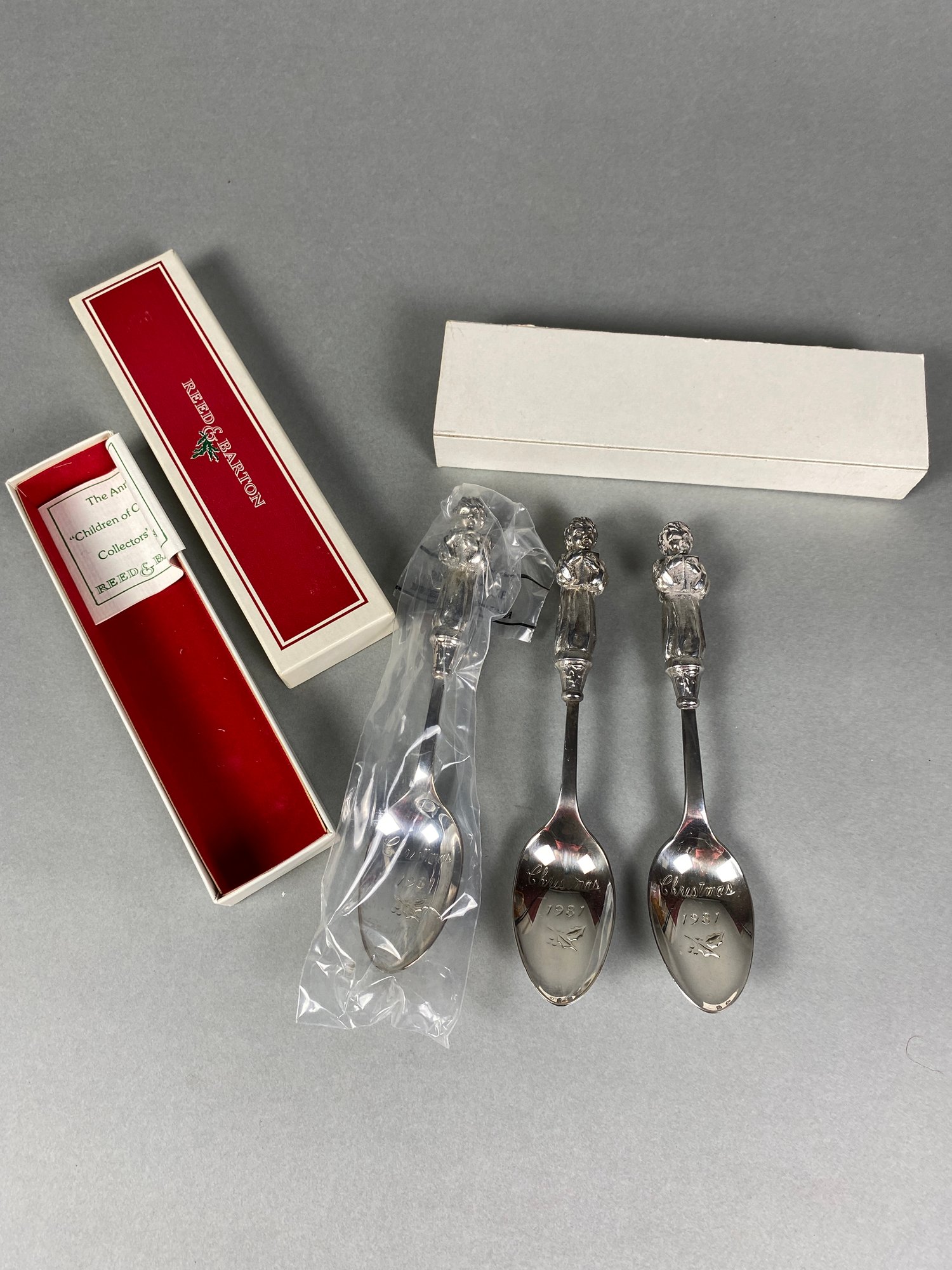 Vintage Reed & Barton Silverplate Christmas Collector Spoons For 1981 ...