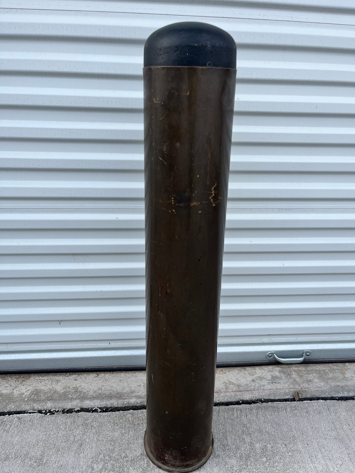 Amazing Vintage 1942 Six Inch 47 Caliber Artillery Casing Shell, Empty ...