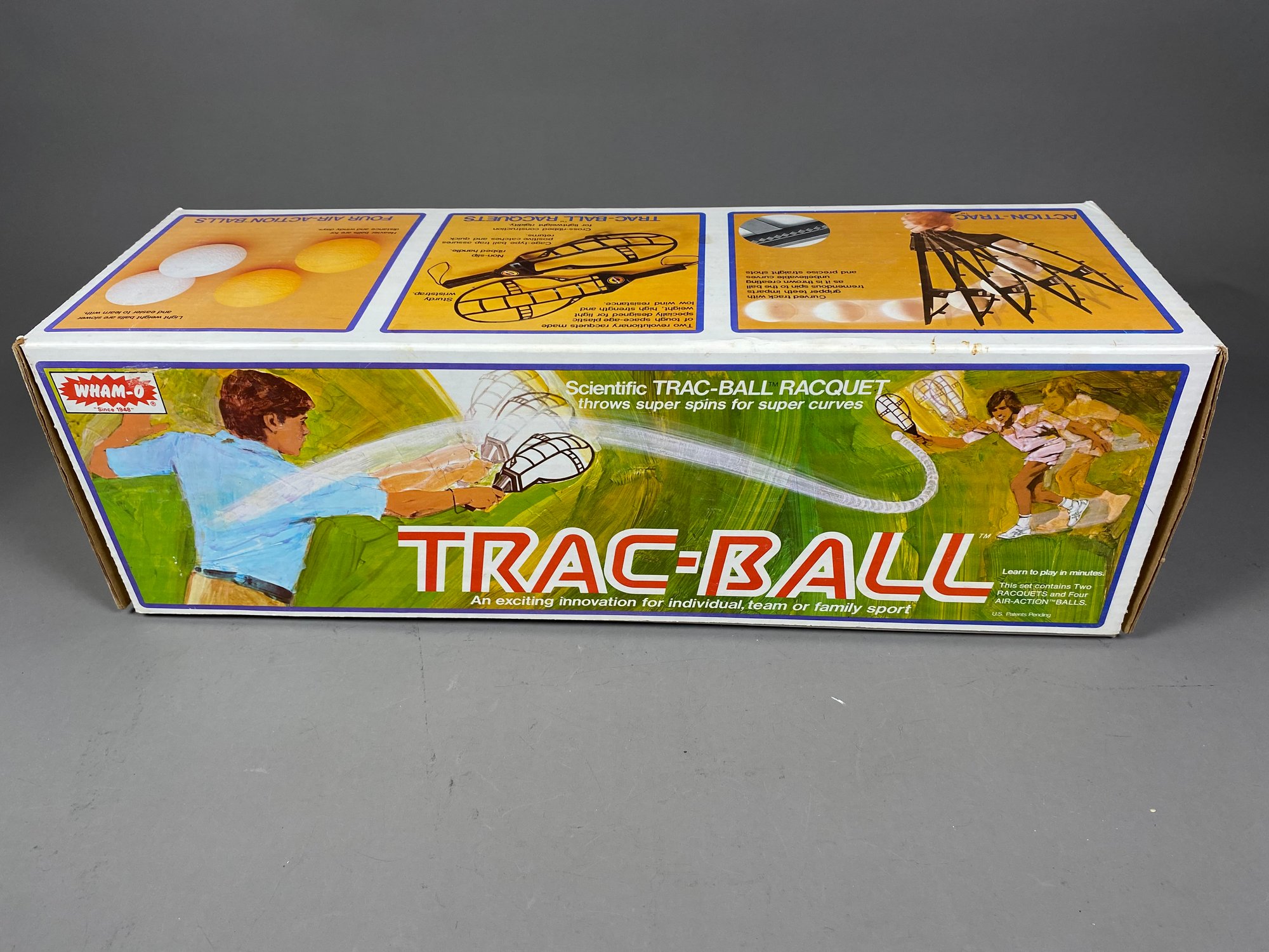 Vintage Trac-Ball Game Set, Wham-o Toys, Appears To Have Never Been ...