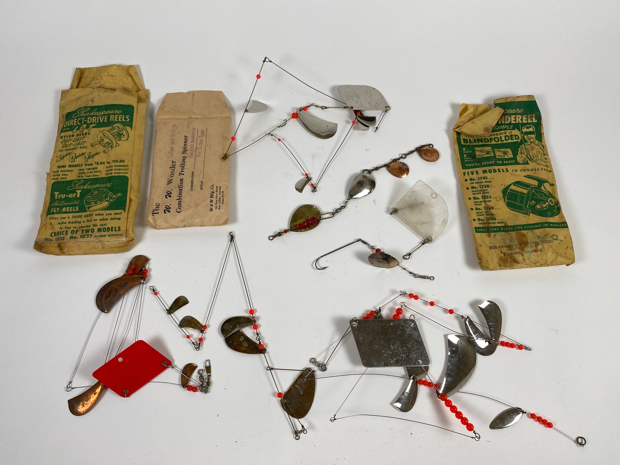Great Vintage Fishing Lures Or Trolling Tackle By Brands Including Luhr ...