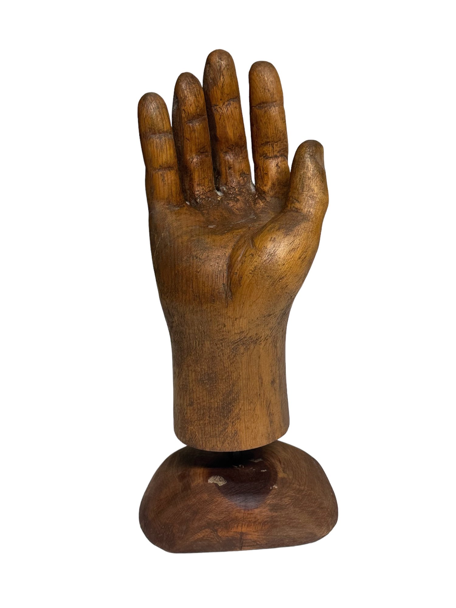 Vintage Hand Carved Wooden Hand Sculpture By SC Clark #2944 ...