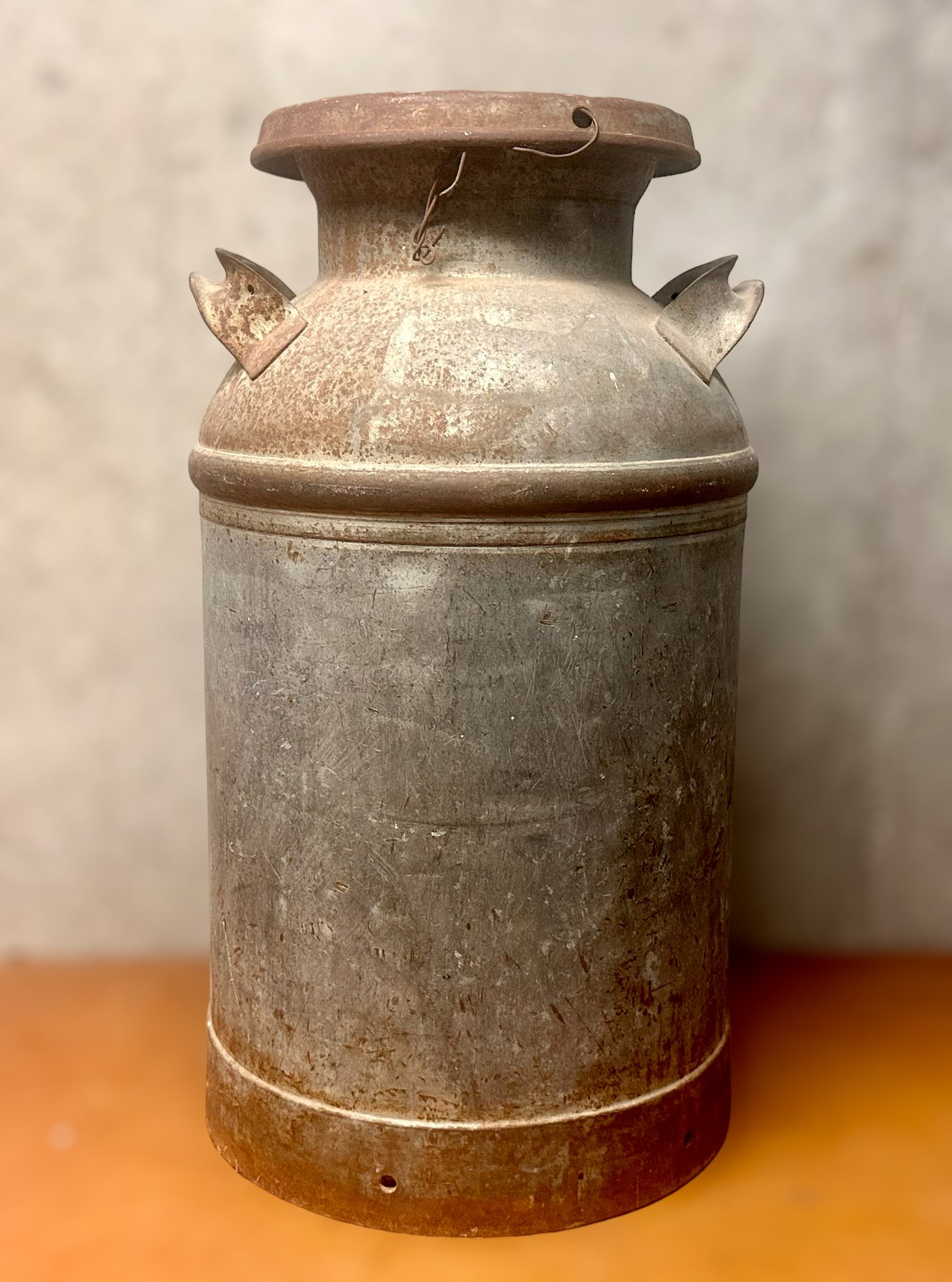 Vintage Heavy Duty Metal Milk Can #9879 | Auctionninja.com
