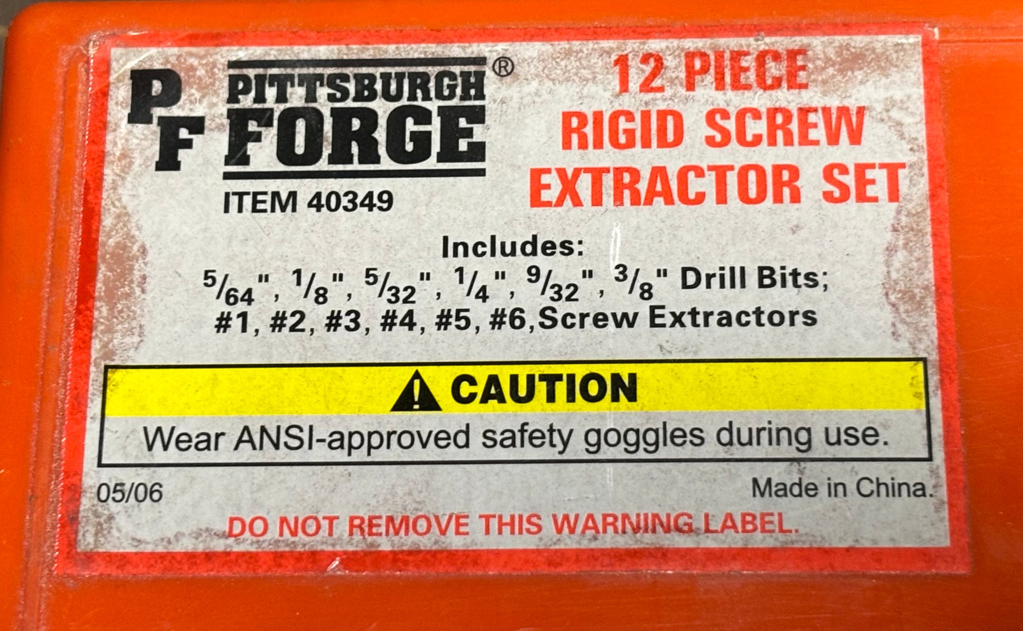 Damaged Screw Extractor Kits From Grabit Speedout Pro & Pittsburgh ...
