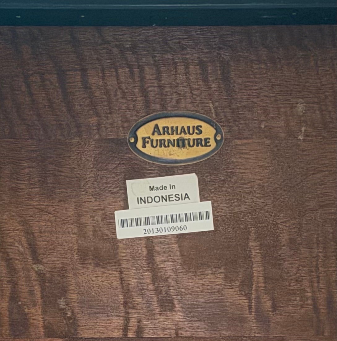 Arhaus Furniture Palmer Collection Mango Wood Square Coffee Table W ...