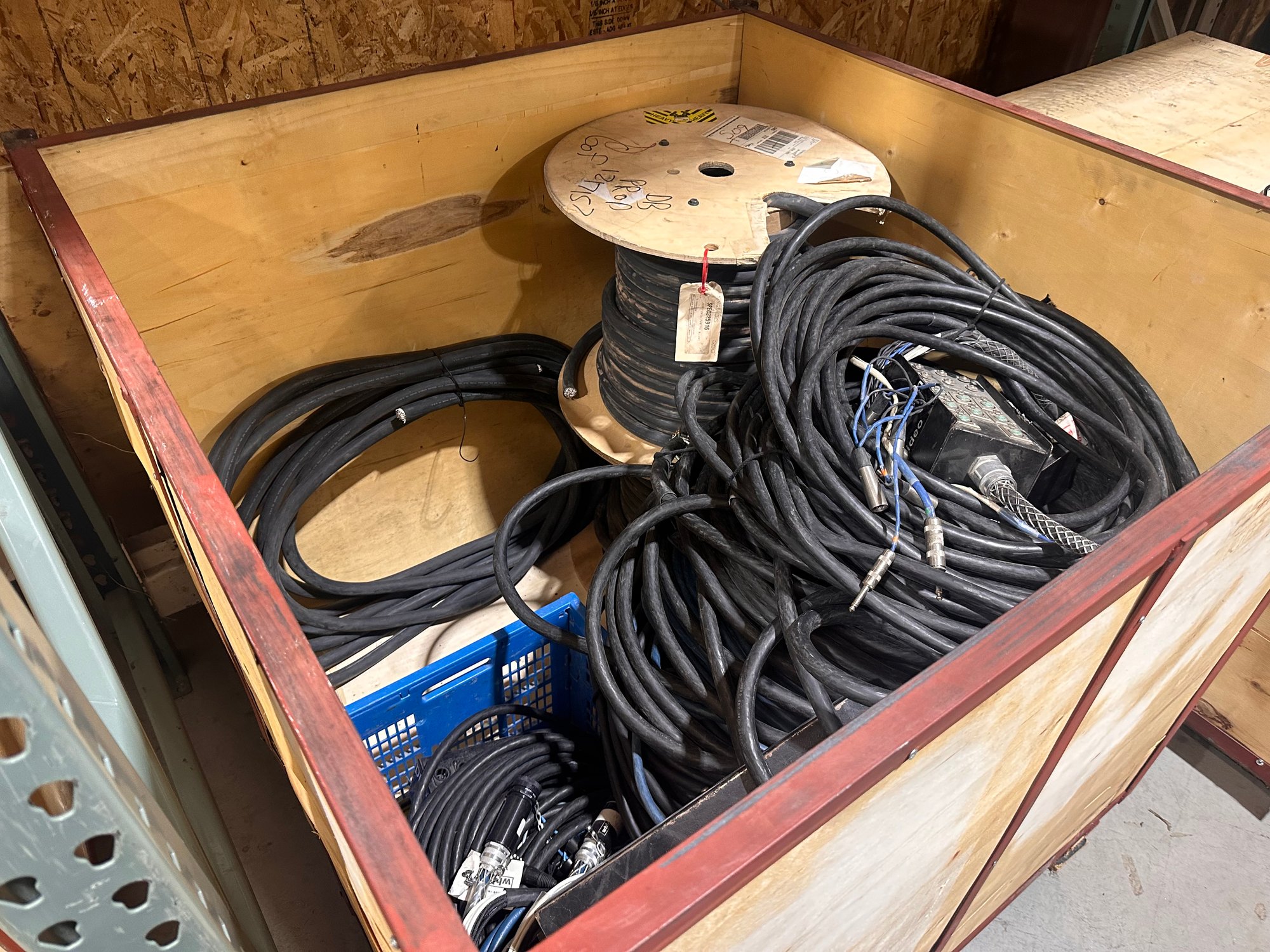 Huge Lot Of Electrical Cable And Spool Of Electrical Cable #13320 ...