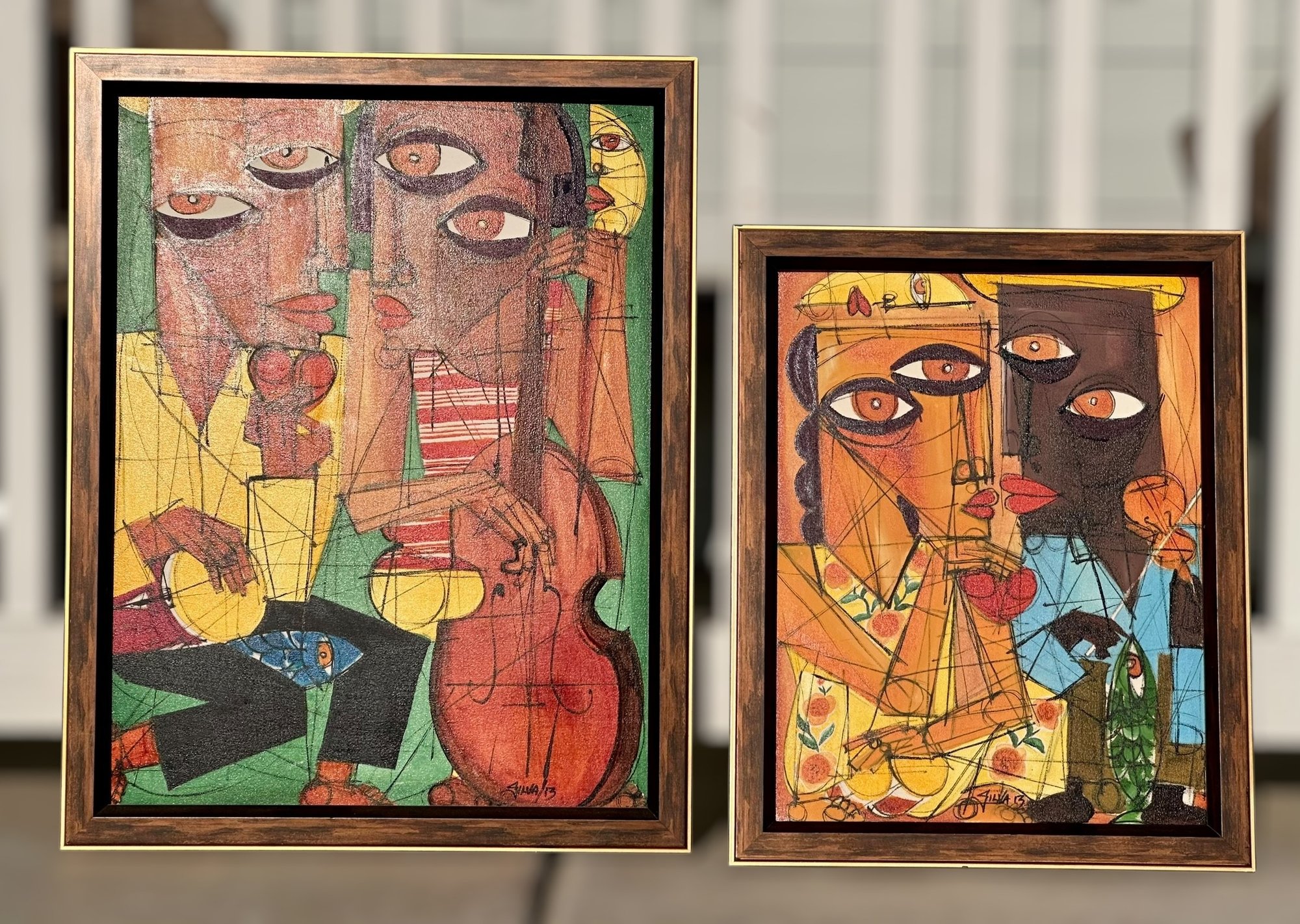 Framed Colorful Cuban Art Prints On Canvas By Silvia #24362 ...