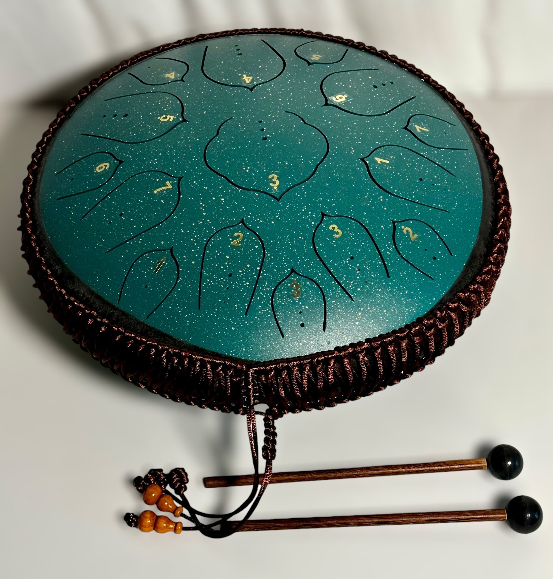 15 Note Steel Tongue Drum W/ Mallets And Carrying Bag #16210 ...