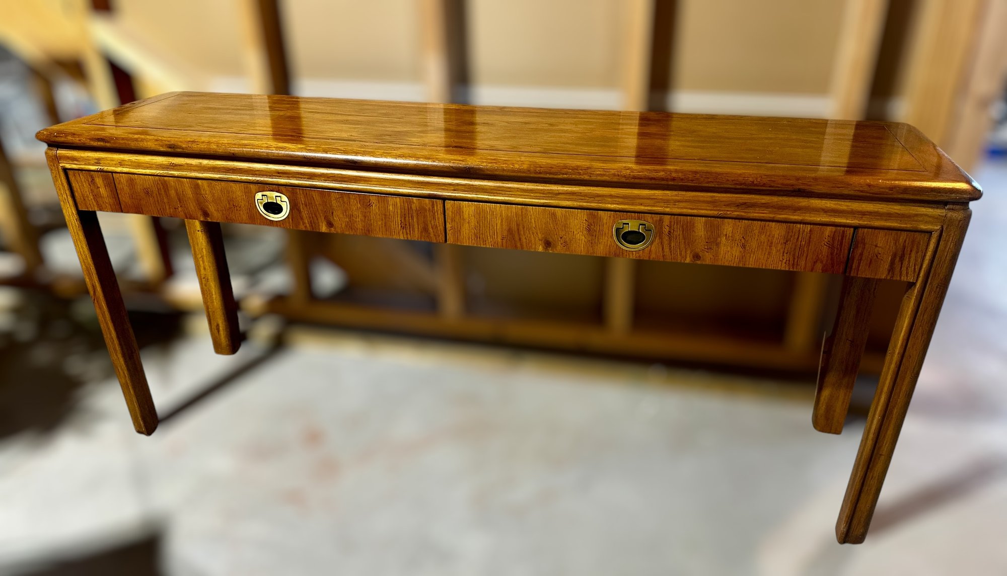 Gorgeous Retro Drexel Console Table #16682 | Auctionninja.com
