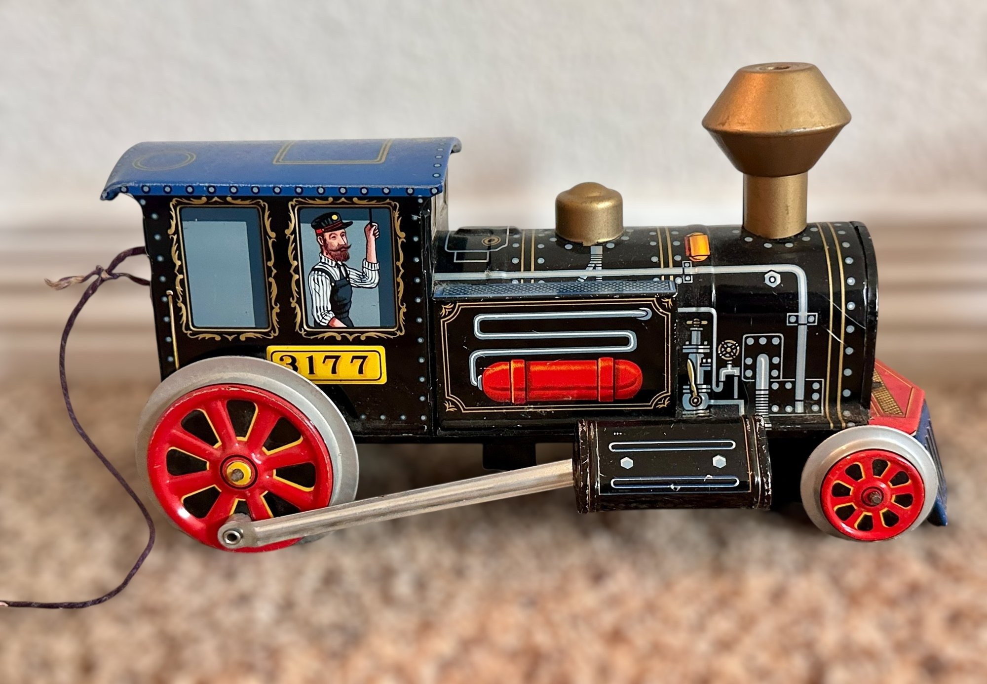 Assortment Of Wind Up Tin Trains Including Disney Train And More #23018 ...