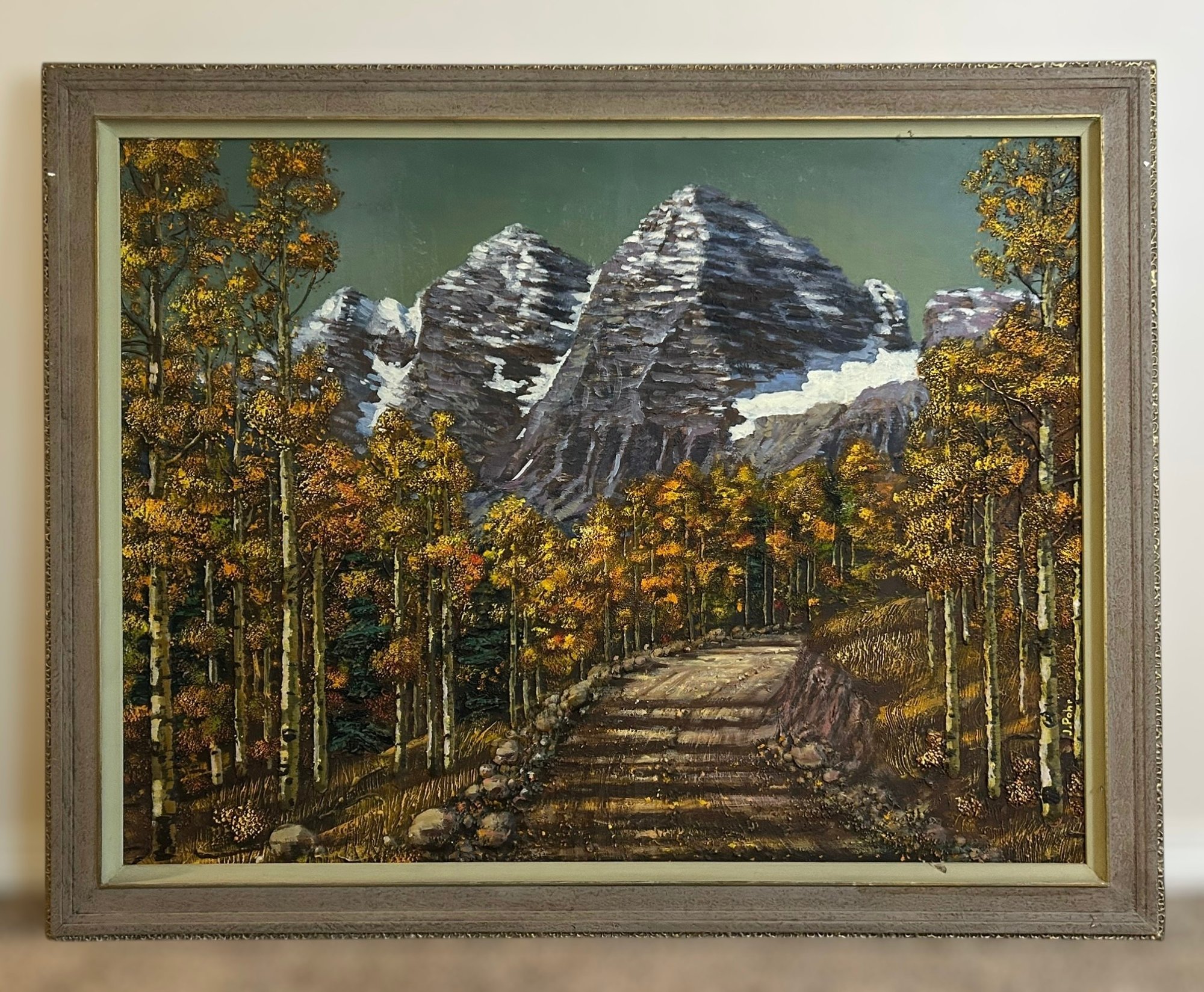 Gorgeous Signed Oil Painting By J Pohr #22710 | Auctionninja.com