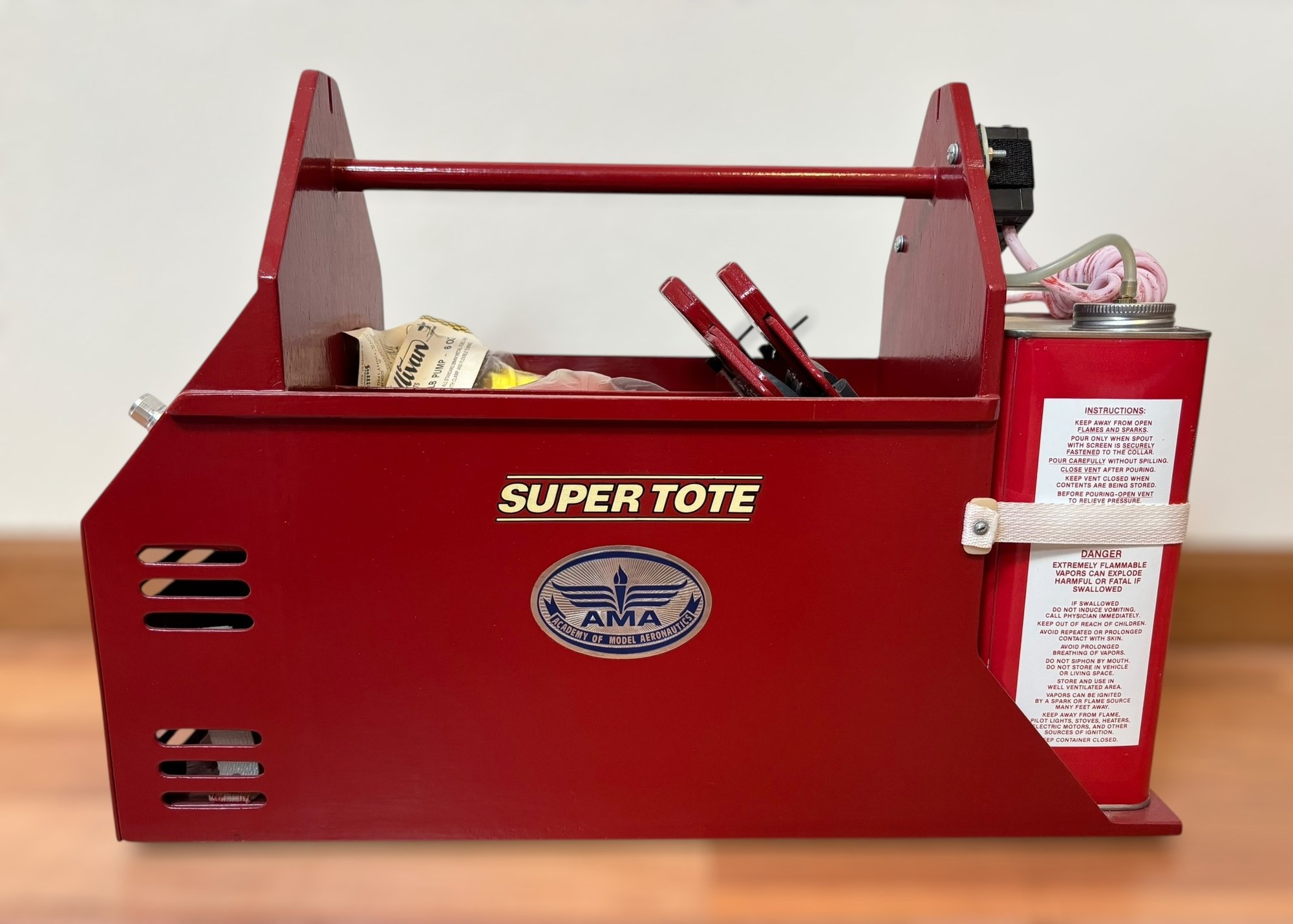 SuperTote Academy Of Model Aeronautics RC Airplane Field Box W/ Hobbico ...
