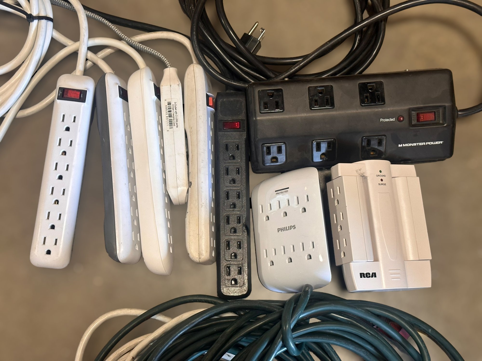 Great Collection Of Indoor Power Strips And Extension Cords #11886 ...