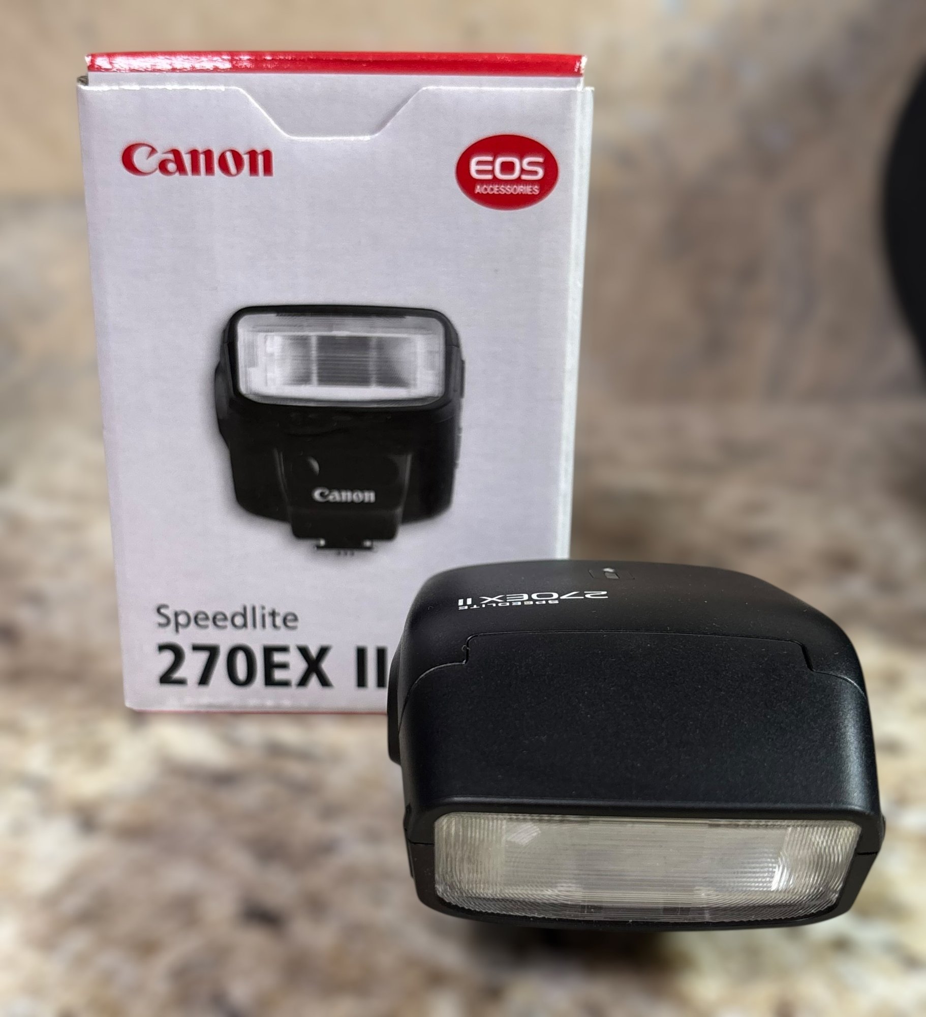 Canon DS126291 EOS Rebel Digital Camera W/ Speedlite 270EX II Flash ...