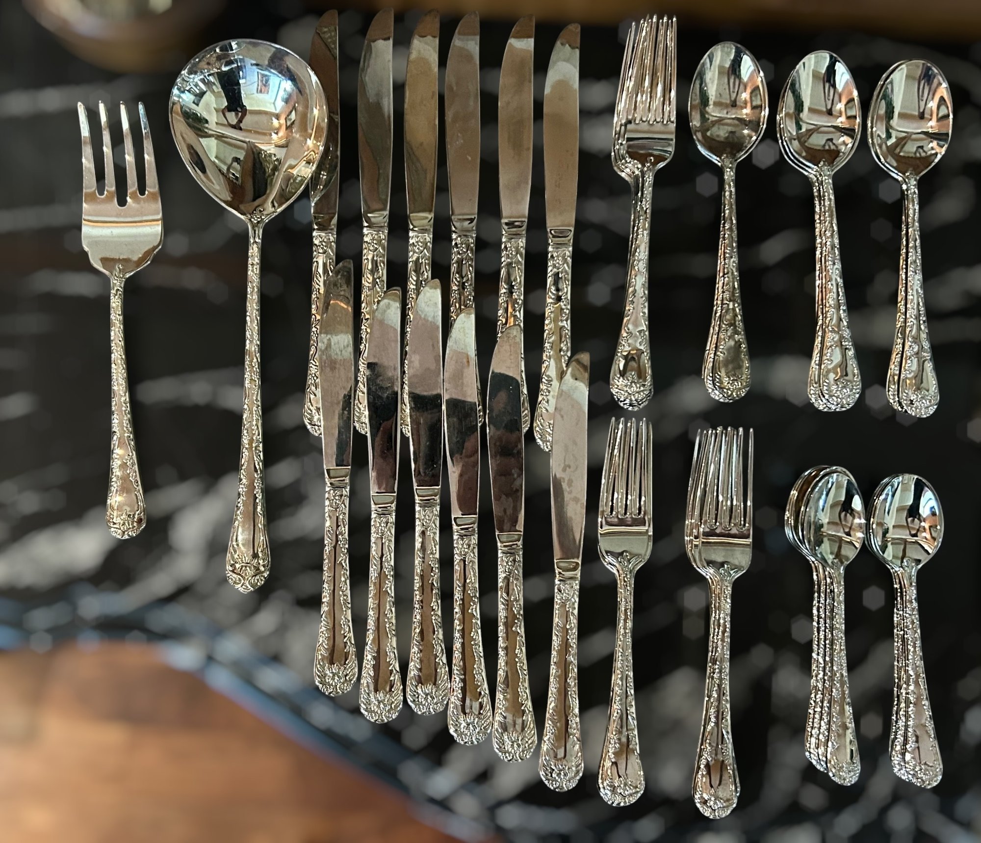 Massive Collection Of WM Rogers & Son Silver Plate Flatware - Mixed ...