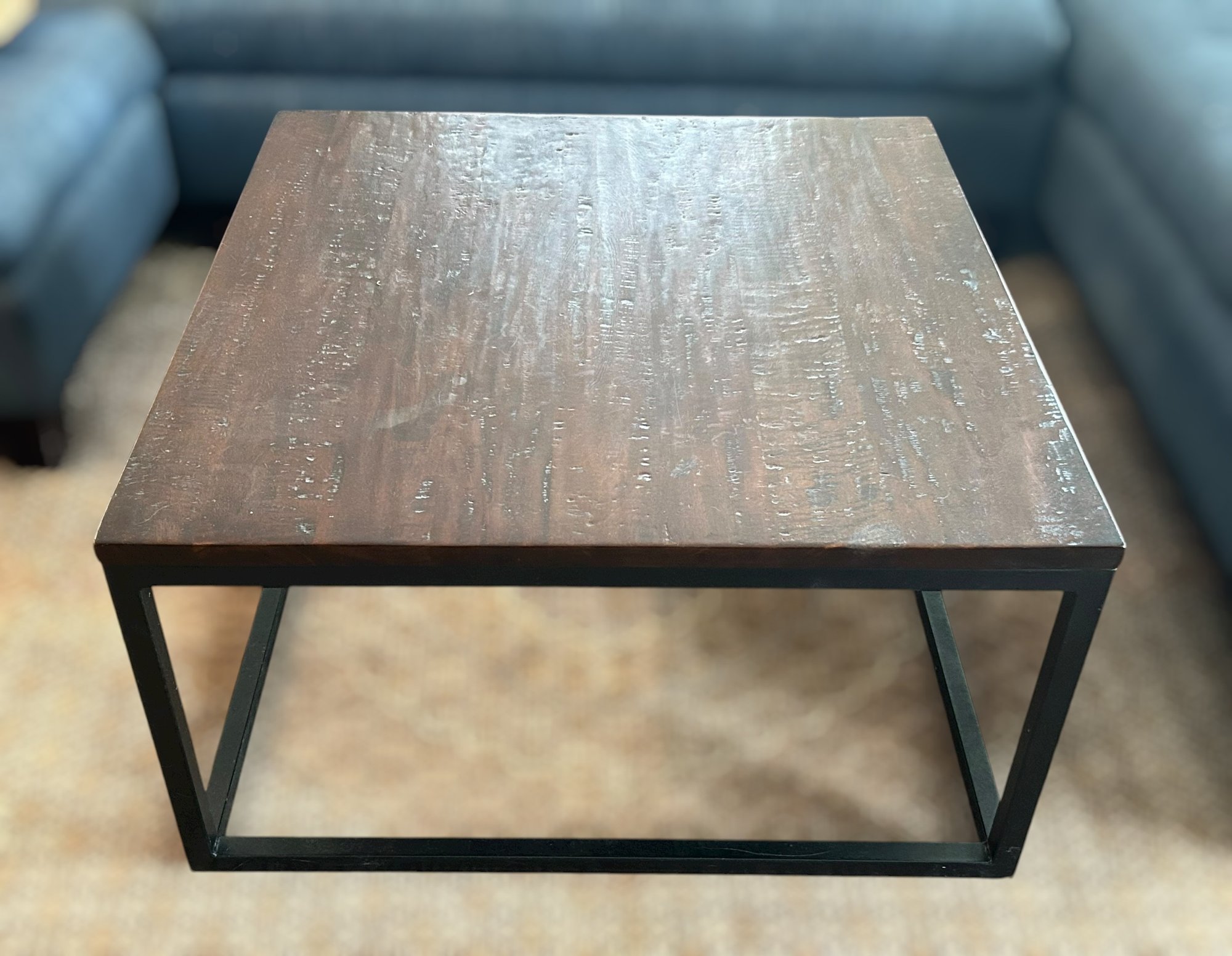 Arhaus Furniture Palmer Collection Mango Wood Square Coffee Table W ...