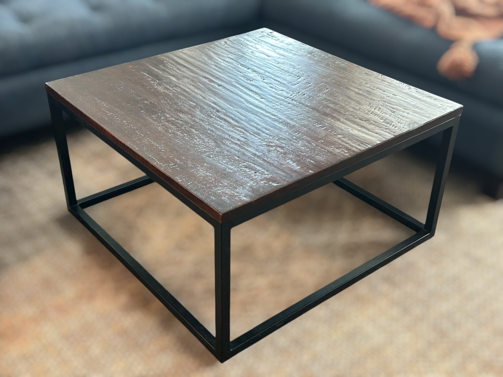 Arhaus Furniture Palmer Collection Mango Wood Square Coffee Table W ...