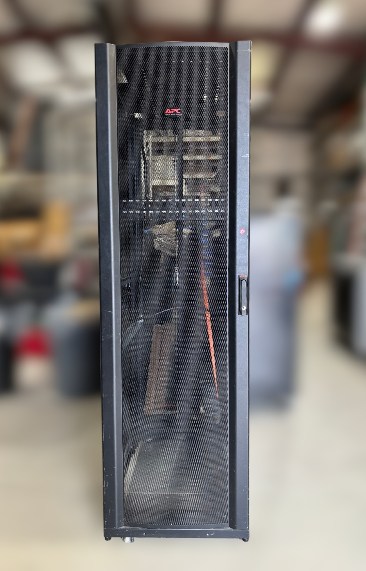 APC Net Shelter Network Closet And Server Rack #12054 | Auctionninja.com