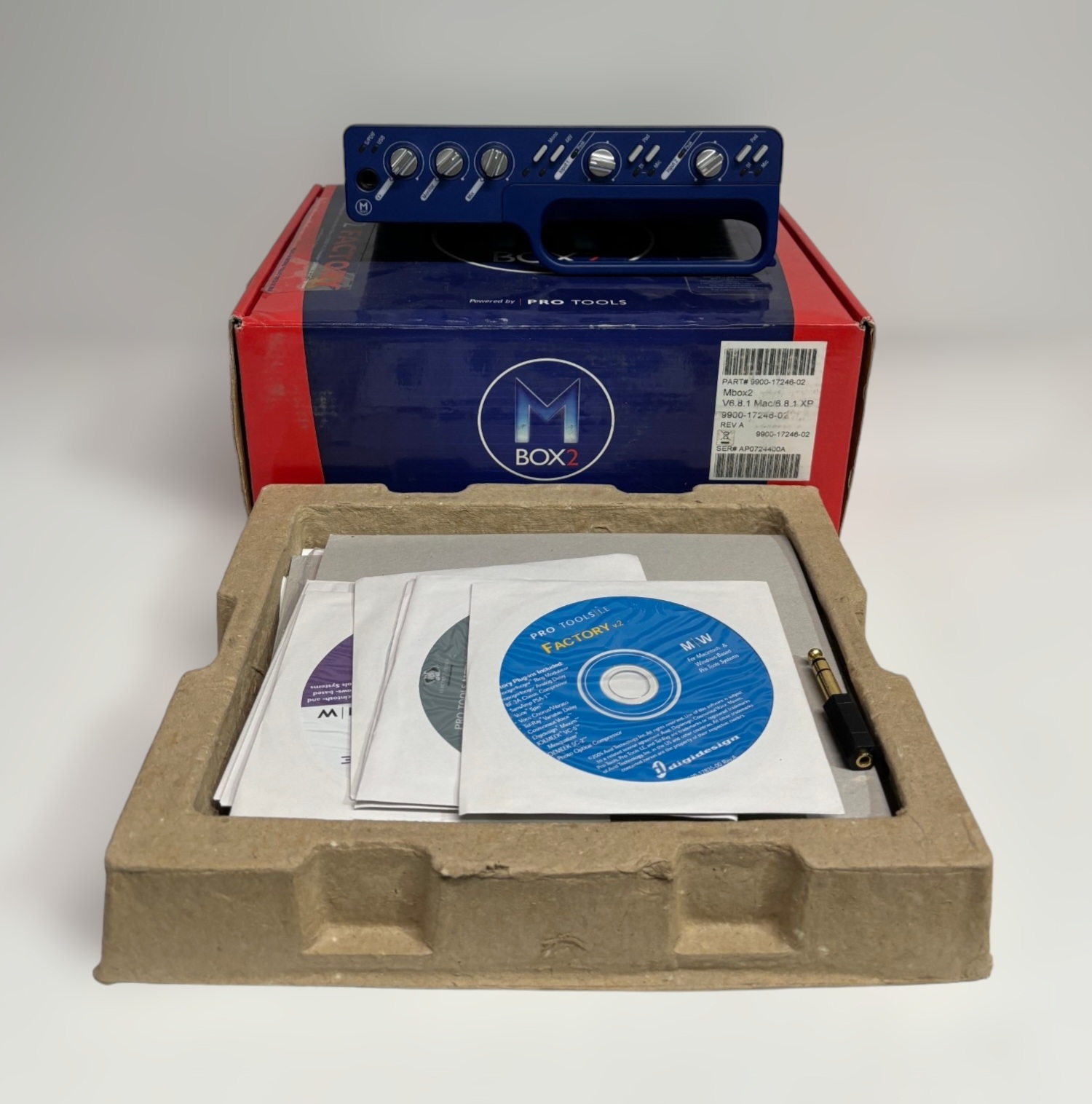 Digidesign M BOX2 Pro Tools Portable Audio Midi Production System #12073 | Auctionninja.com