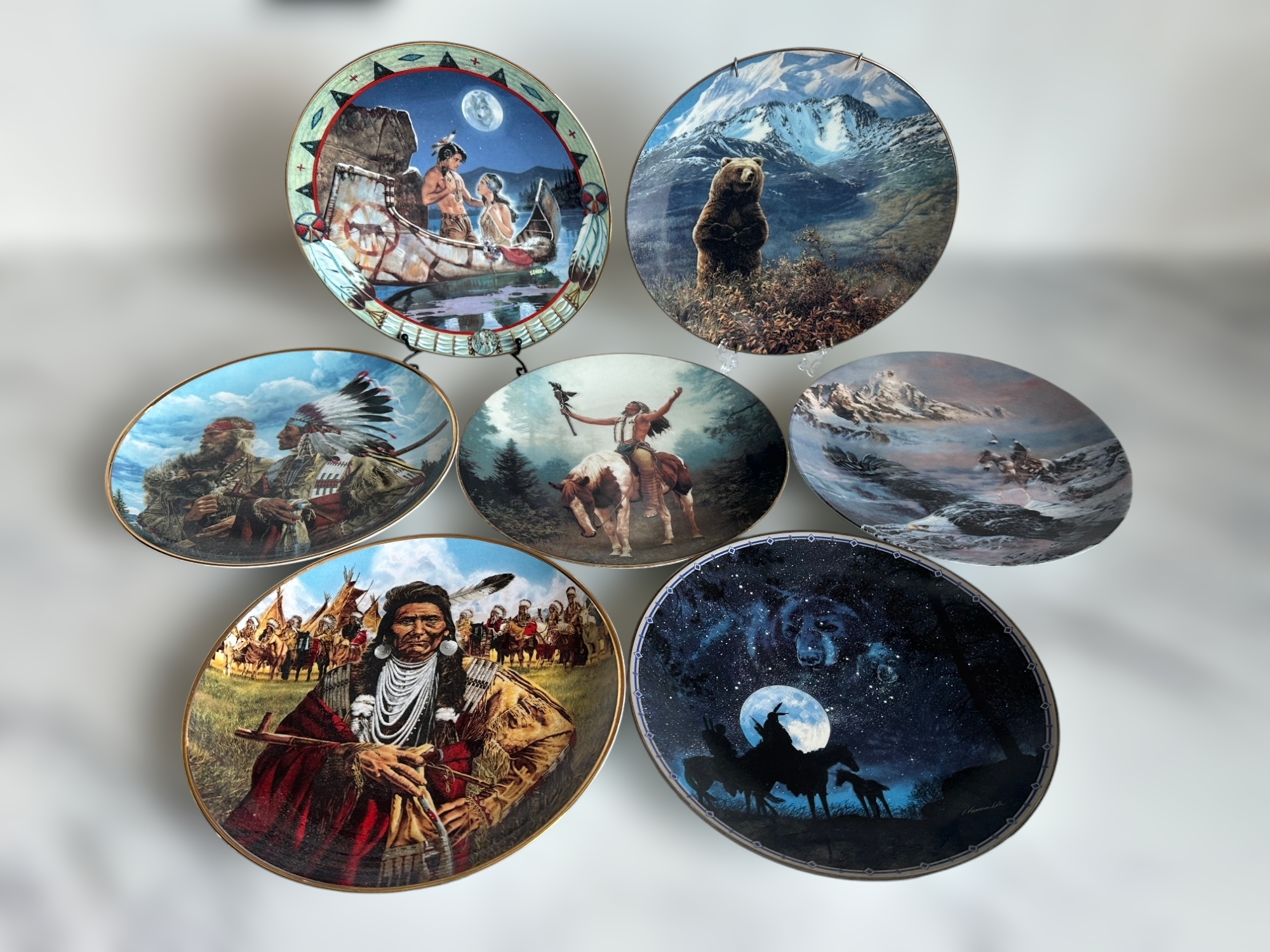 Limited Edition Native American Collectable Plates - All Limited Print ...