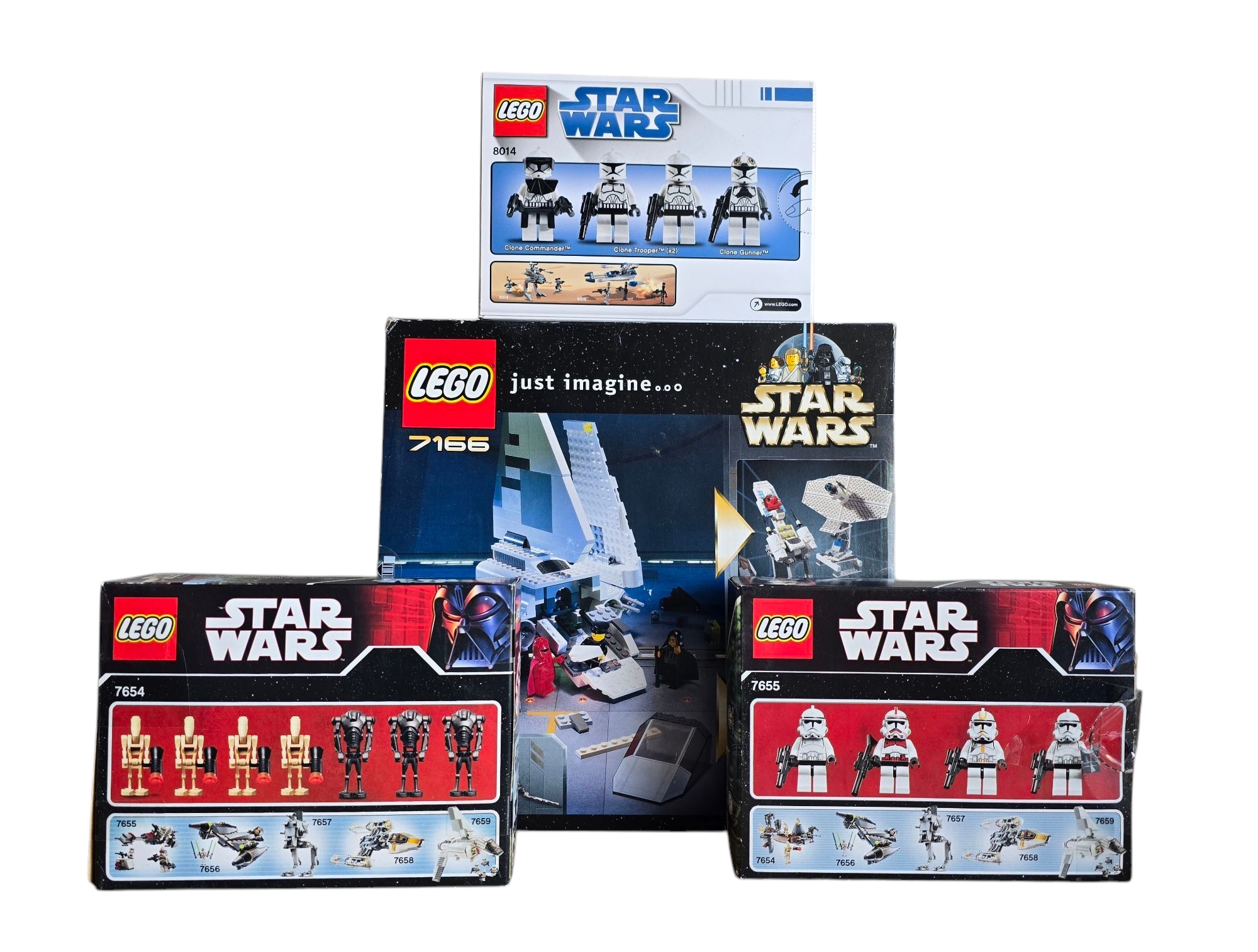 Large Collection Of Star Wars Legos Featuring Clone Troopers, Droids ...