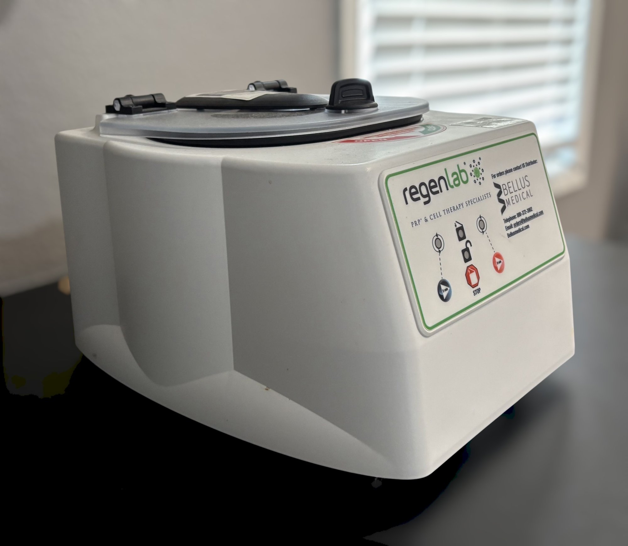 Regen-Lab Bellus Medical PRP & CELL Therapy Drucker Diagnostics Centrifuge Machine #24578 ...