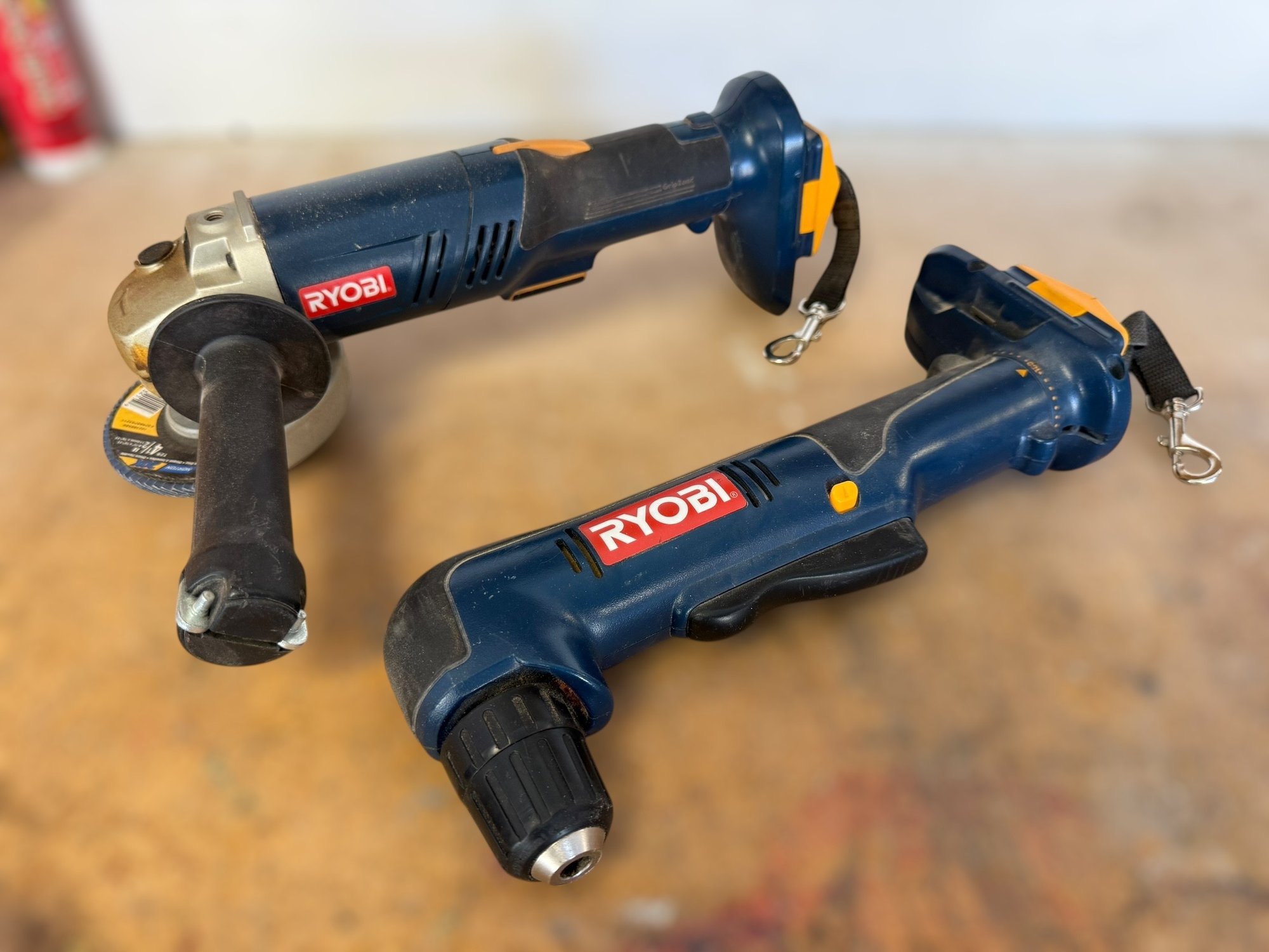 Ryobi Screw Driver & Angle Grinder #28499 | Auctionninja.com