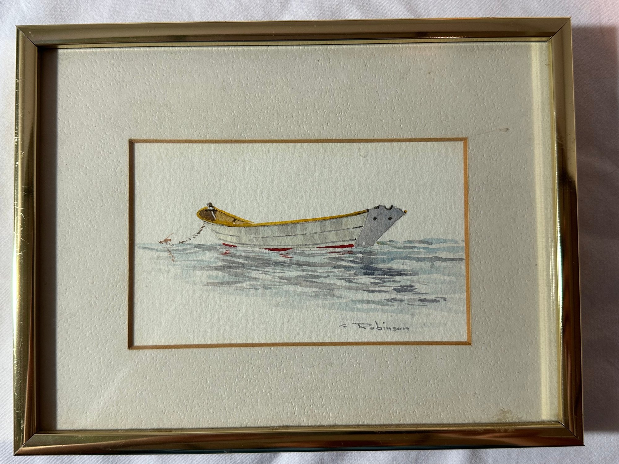 Framed And Signed Gordon Robinson Watercolor #3168 | Auctionninja.com