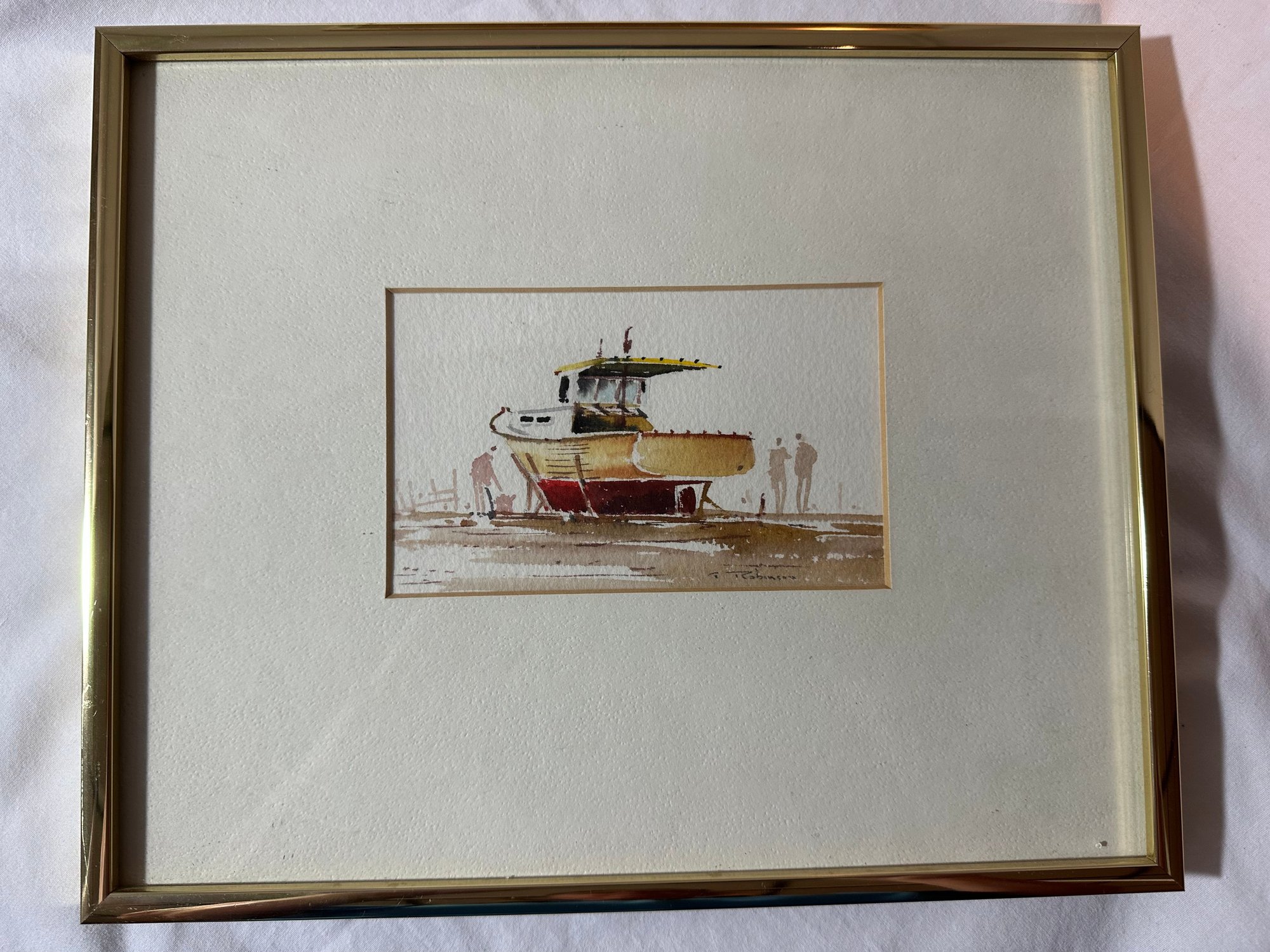 Framed Painting By Maine Artist Gordon Robinson #3170 | Auctionninja.com