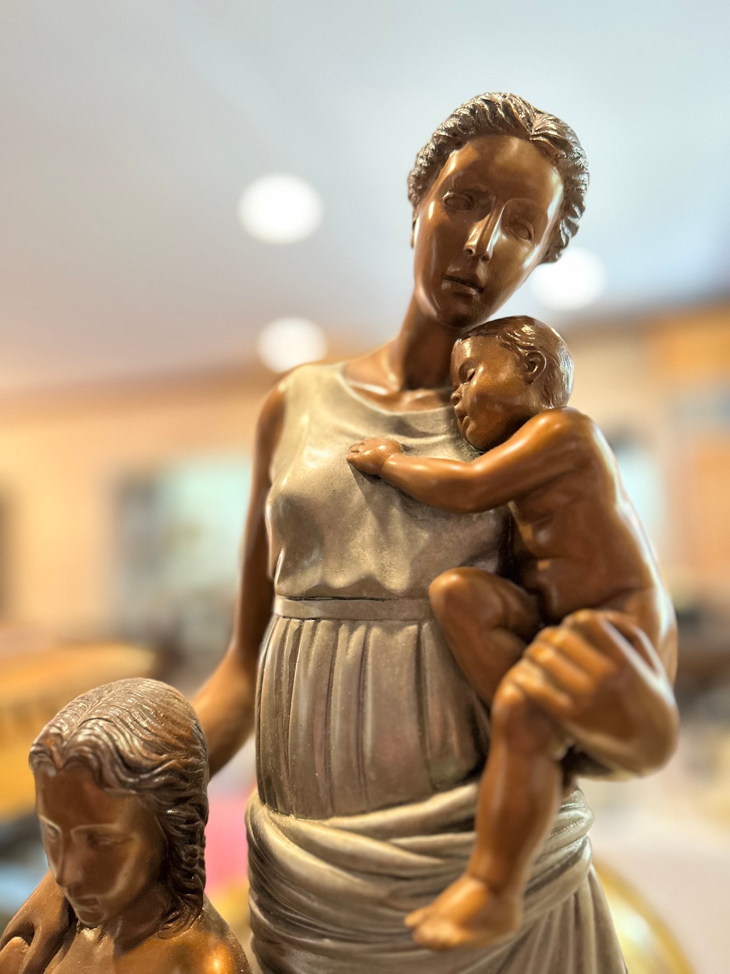 Limited Edition Bronze Sculpture By Felix De Weldon - "Maternity" #2896 ...