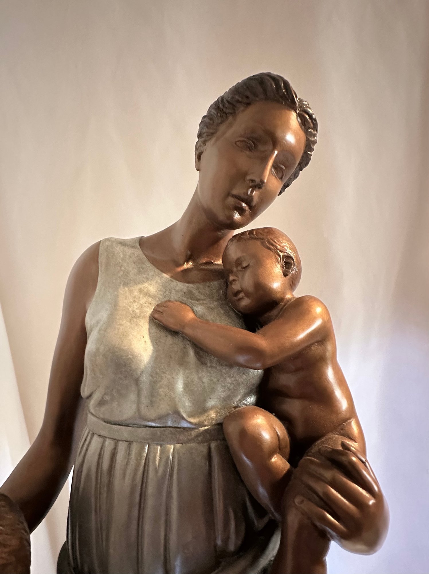 Limited Edition Bronze Sculpture By Felix De Weldon - "Maternity" #2896 ...