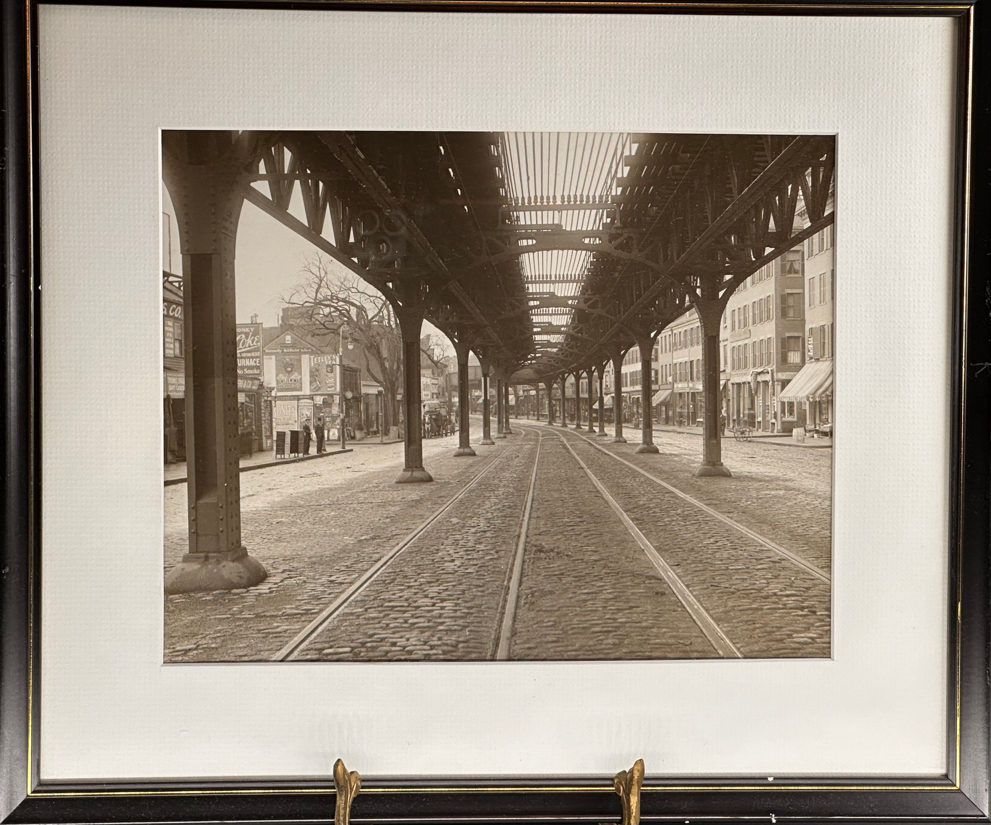 Historical Photographic Print - Elevated Railway Structure - Boston ...